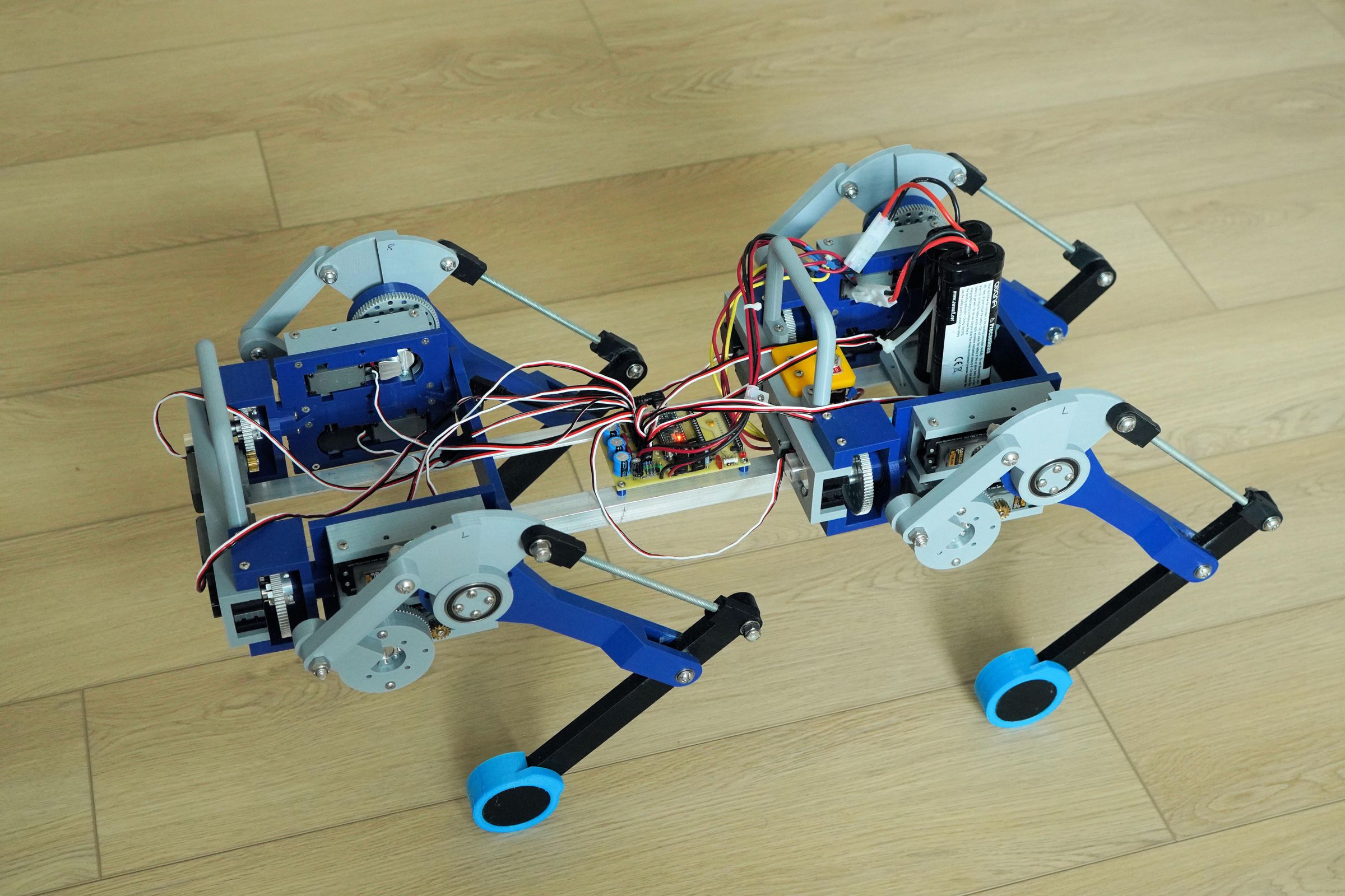 Emily, a Quadruped Dog Robot : 12 Steps - Instructables