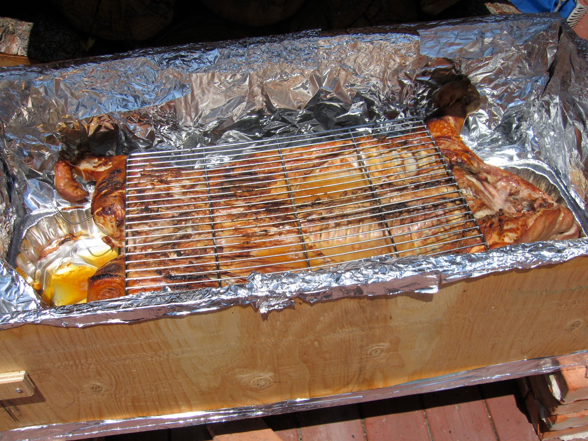 Build a Caja China ~ Roast a Pig in a Box : 10 Steps (with Pictures ...