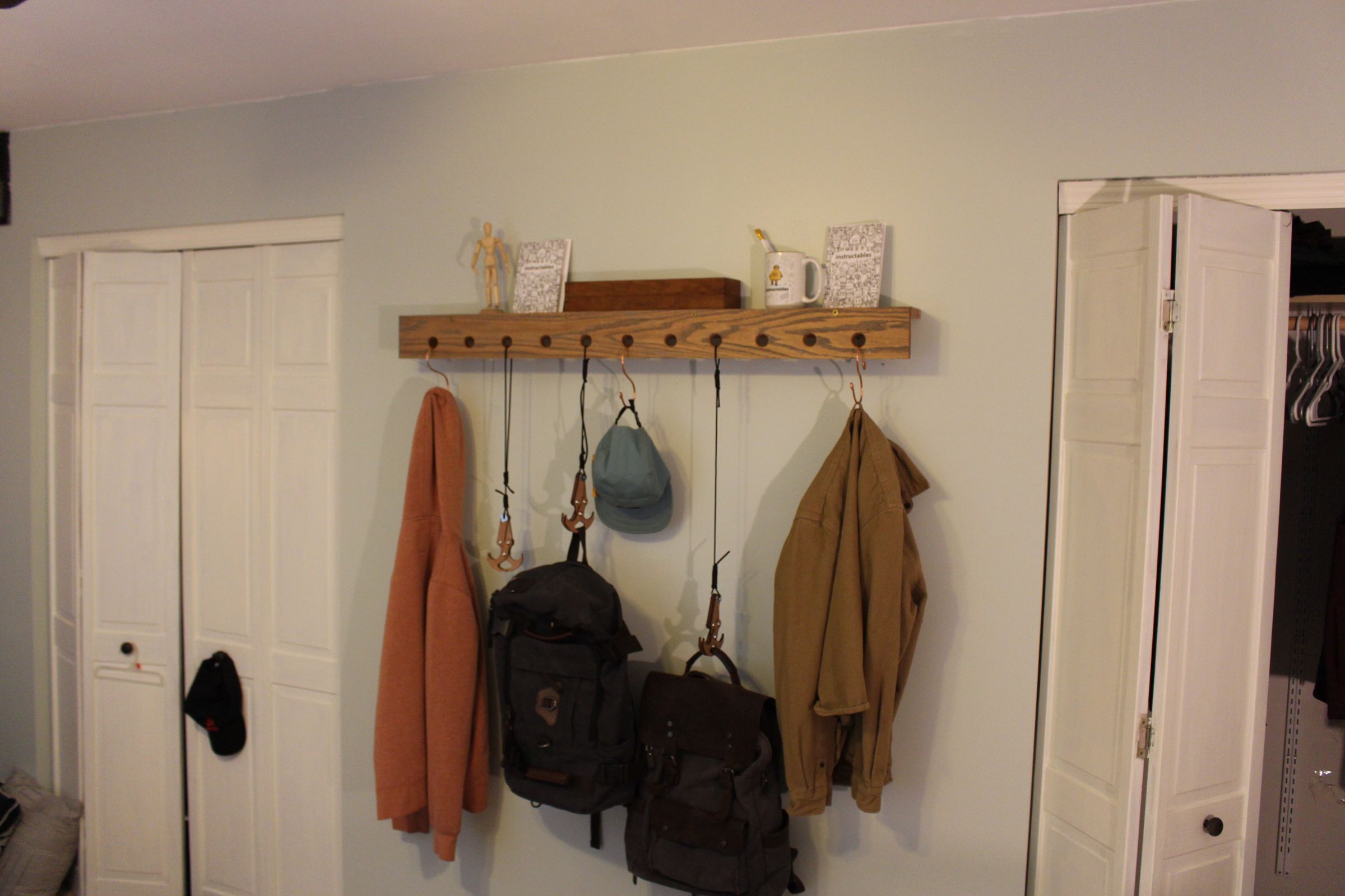 Hooked: DIY Wall Shelf With Hooks : 9 Steps (with Pictures) - Instructables