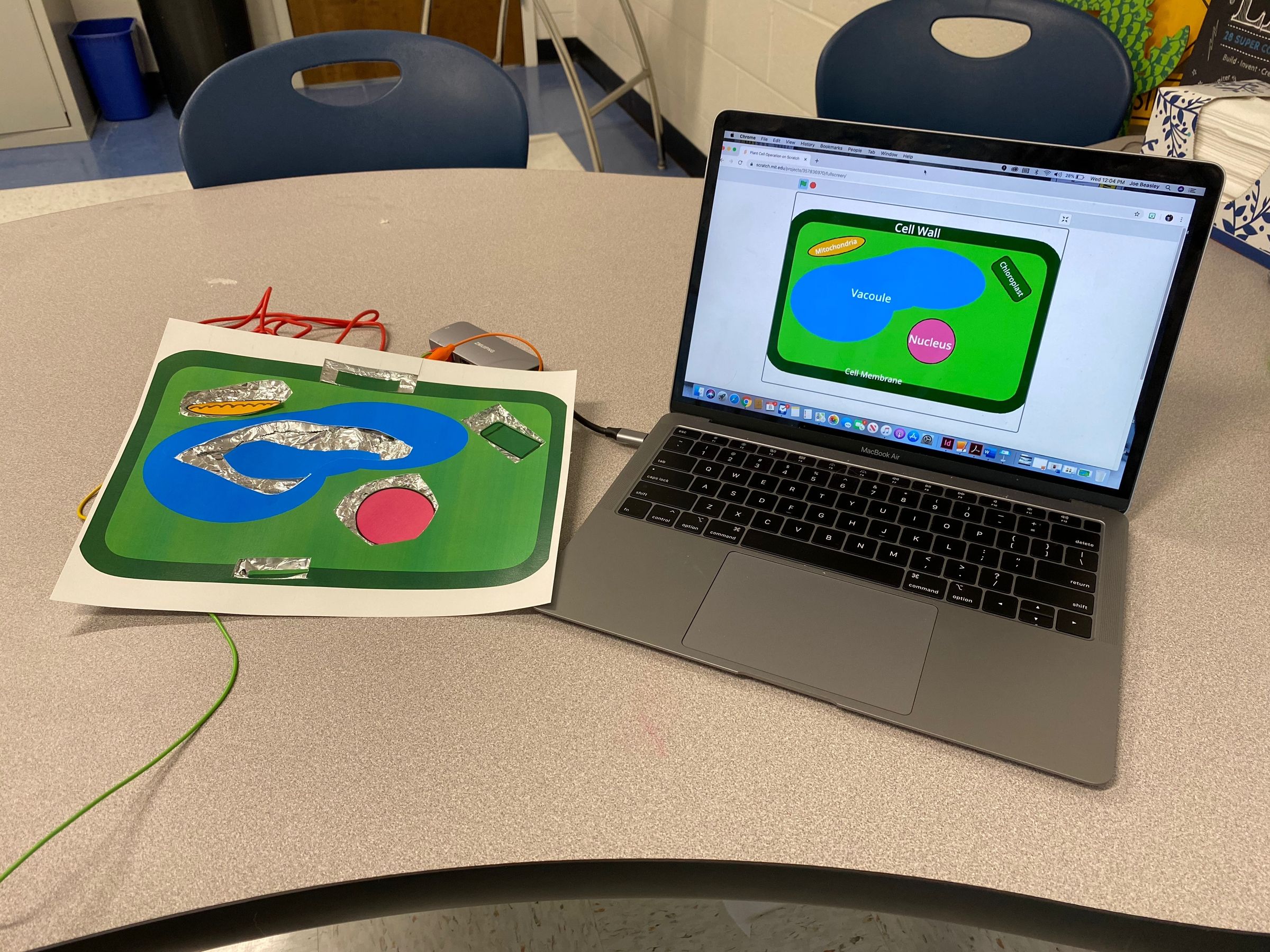 Plant Cell Operation With Makey Makey : 5 Steps (with Pictures ...
