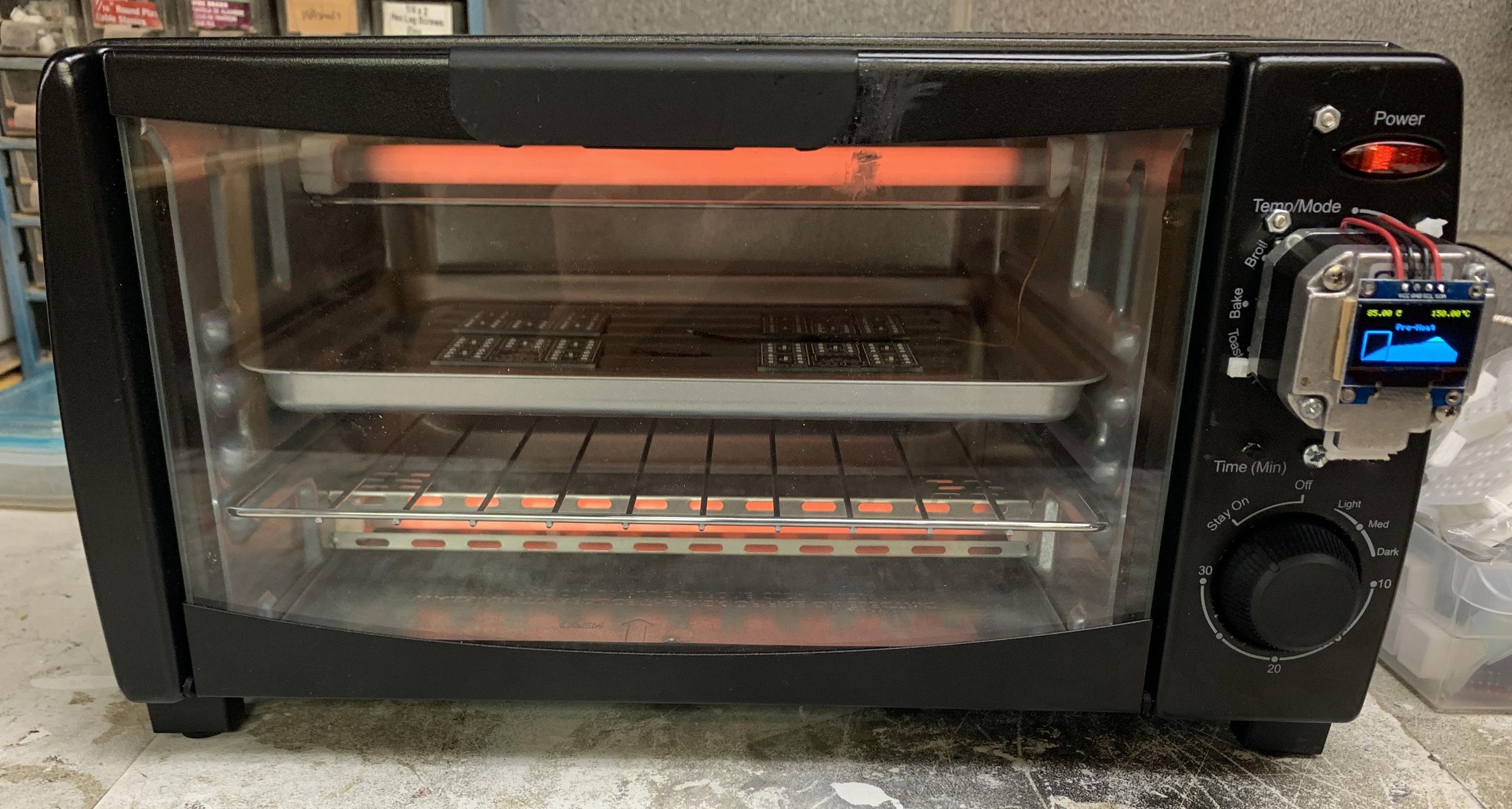 Automatic SMD Reflow Oven From a Cheap Toaster Oven : 8 Steps (with ...