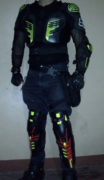 Retro-reflective Body Armor for Night Motorcycle Rides / Costume : 3 ...