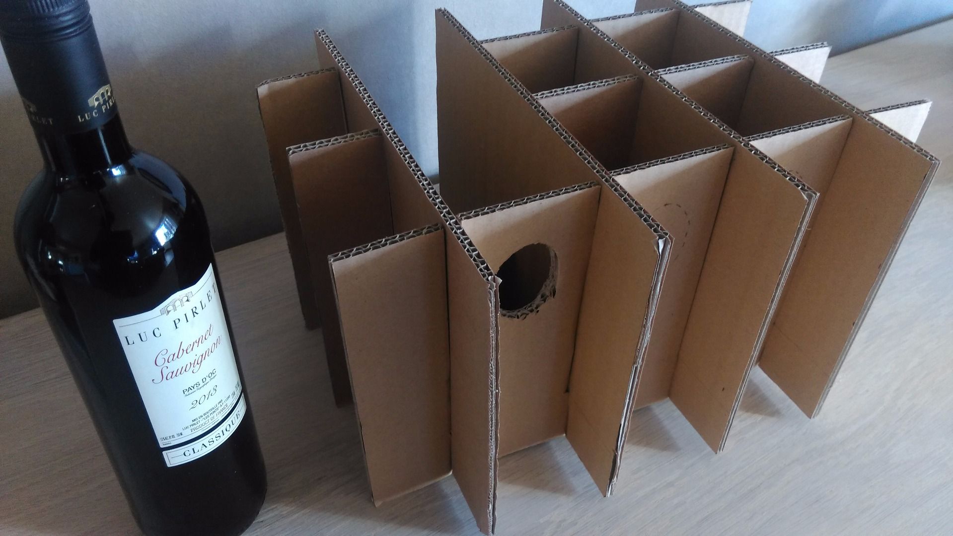 Cardboard Bottle Division to Wine Rack : 5 Steps (with Pictures ...