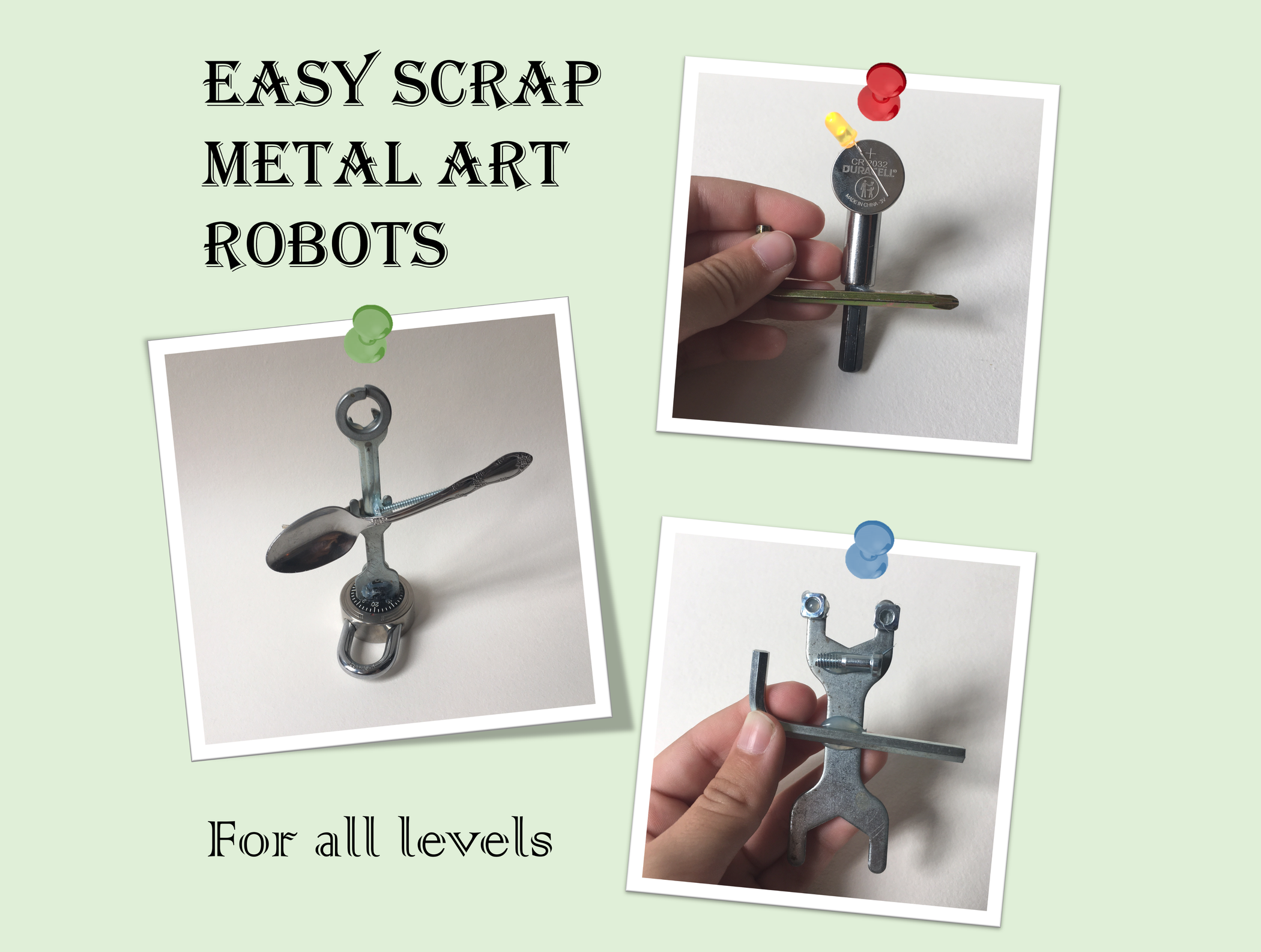 How to Make 3 Easy Scrap Metal Art Projects With Hot Glue : 13 Steps (with Pictures) - Instructables