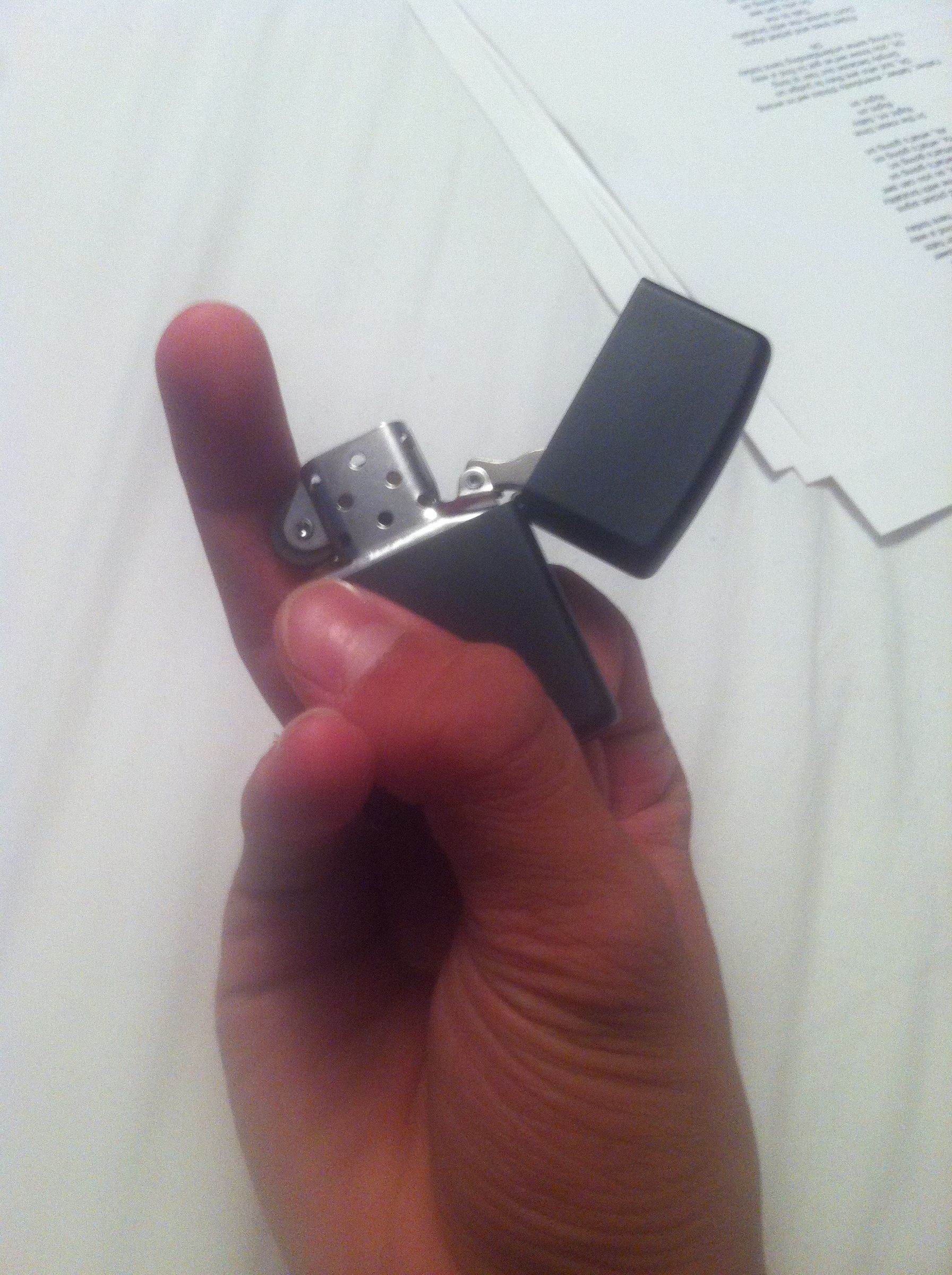 ZIPPO TRICK: Blind Light : 5 Steps - Instructables