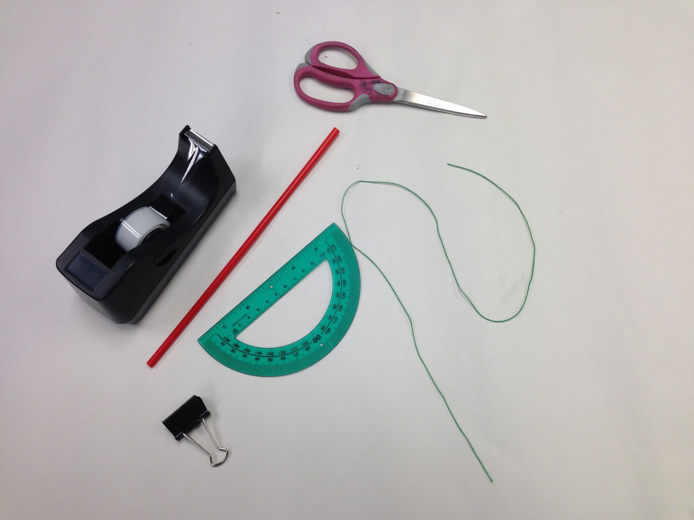 Basic Clinometer From Classroom Materials : 4 Steps - Instructables