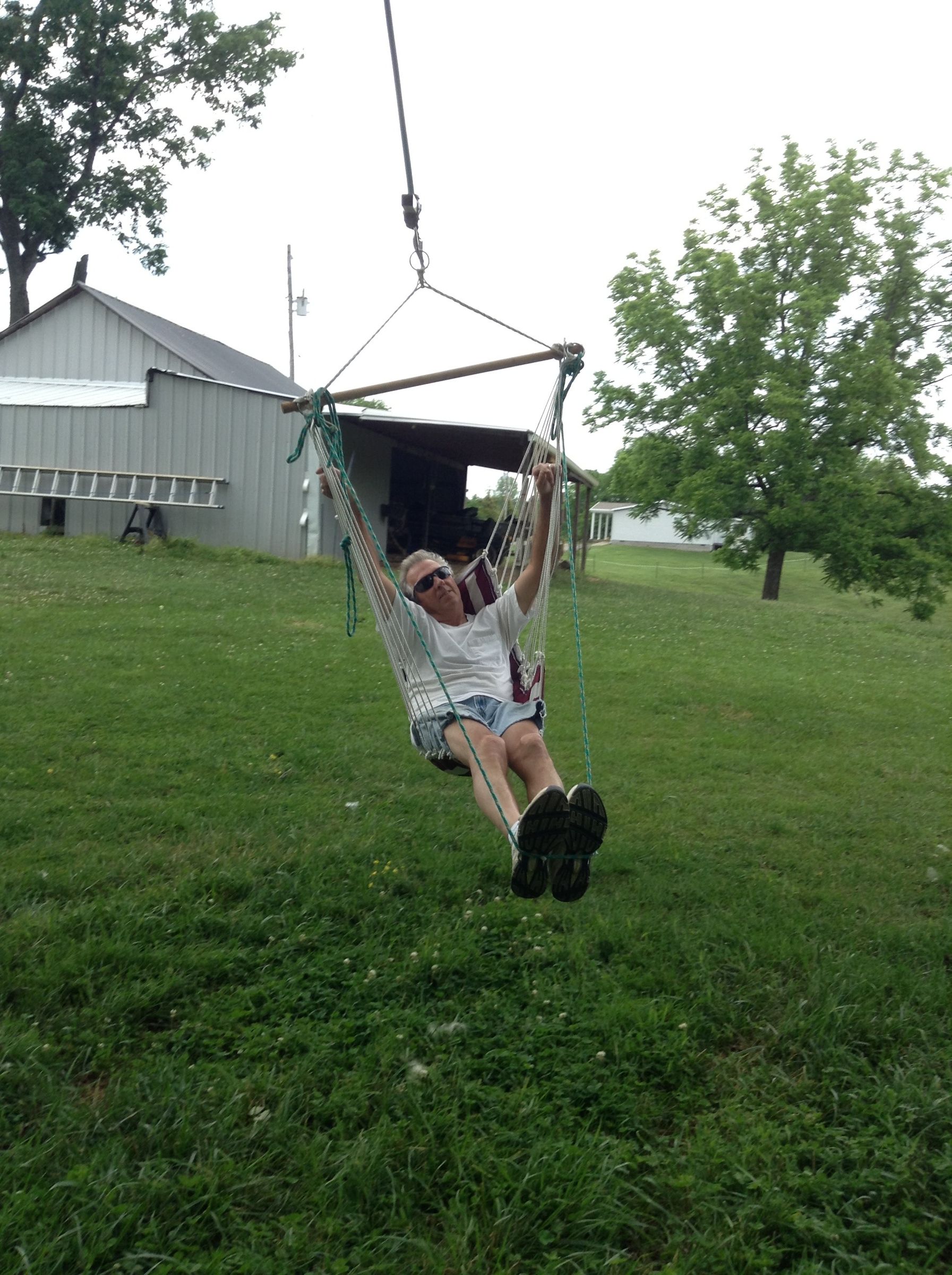Add Foot Rest to Fathers Hanging Chair : 3 Steps - Instructables