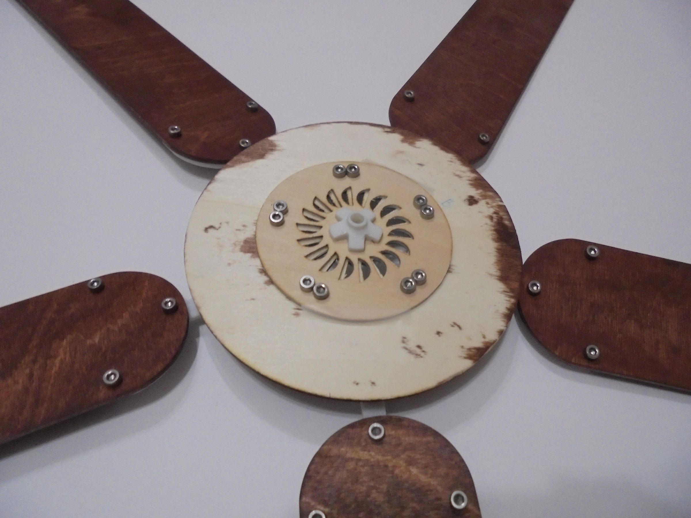 Wall Art: Mechanical Ceiling Fan on the Wall! : 7 Steps (with Pictures ...