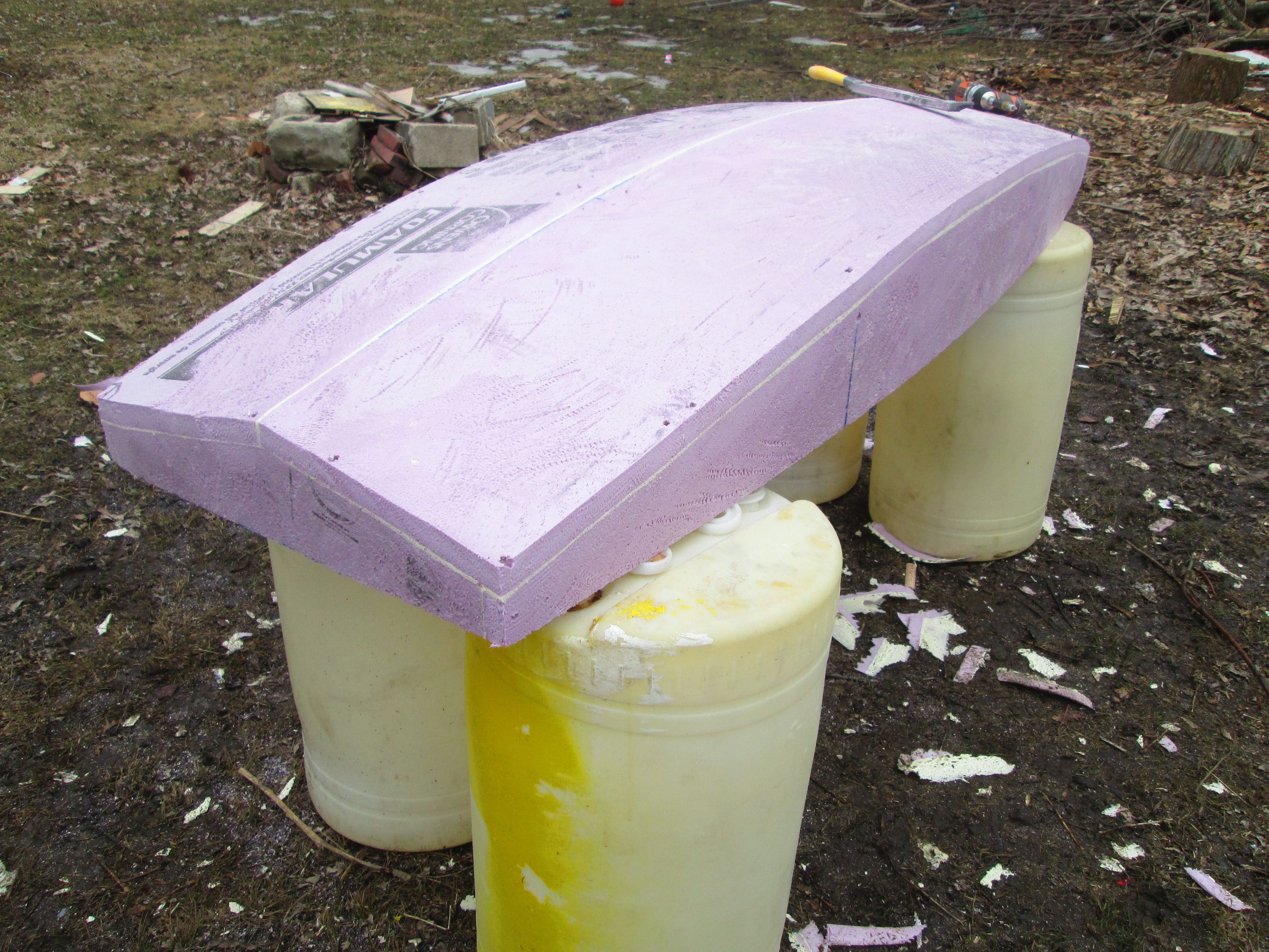 Seafoam Kayak, the Unsinkable Foam Kayak Anyone Can Build, 16 Pounds ...