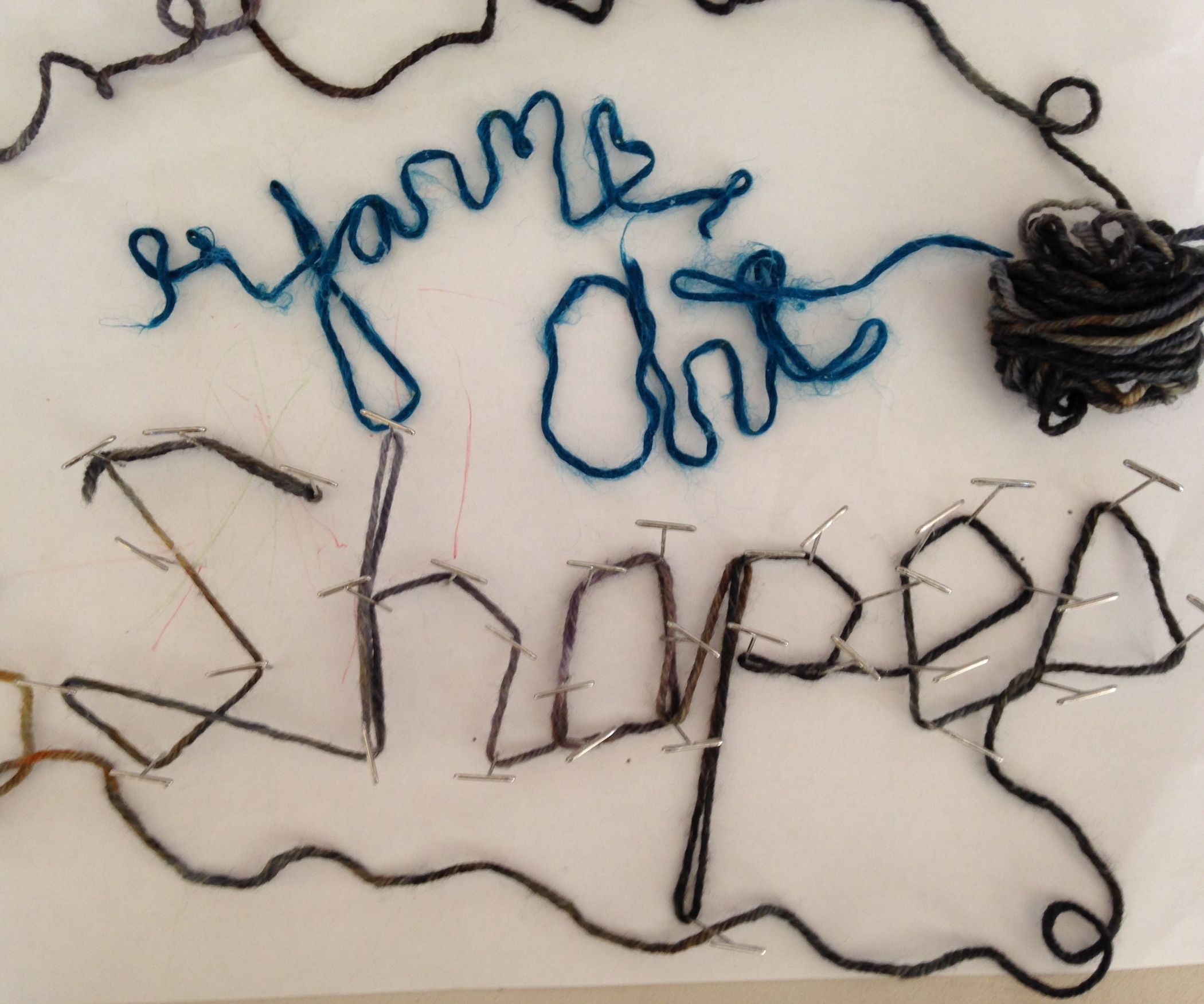 Yarn Art - Shapes : 4 Steps (with Pictures) - Instructables