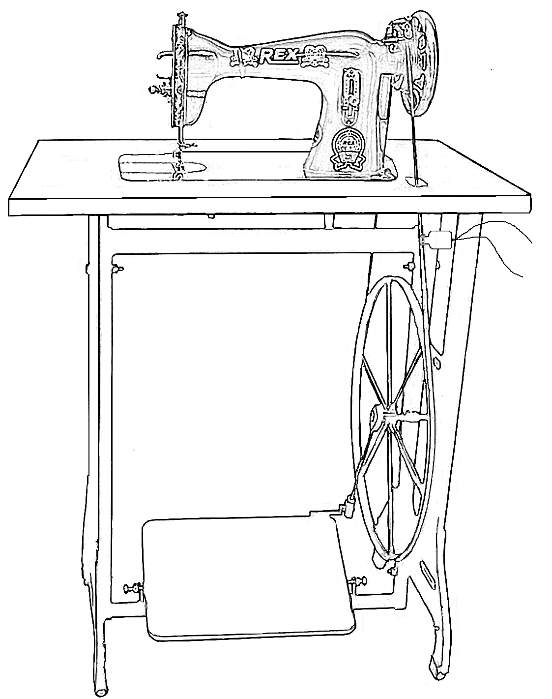Human Powered Sewing Machine for Clean Electric Power Generation : 7 ...