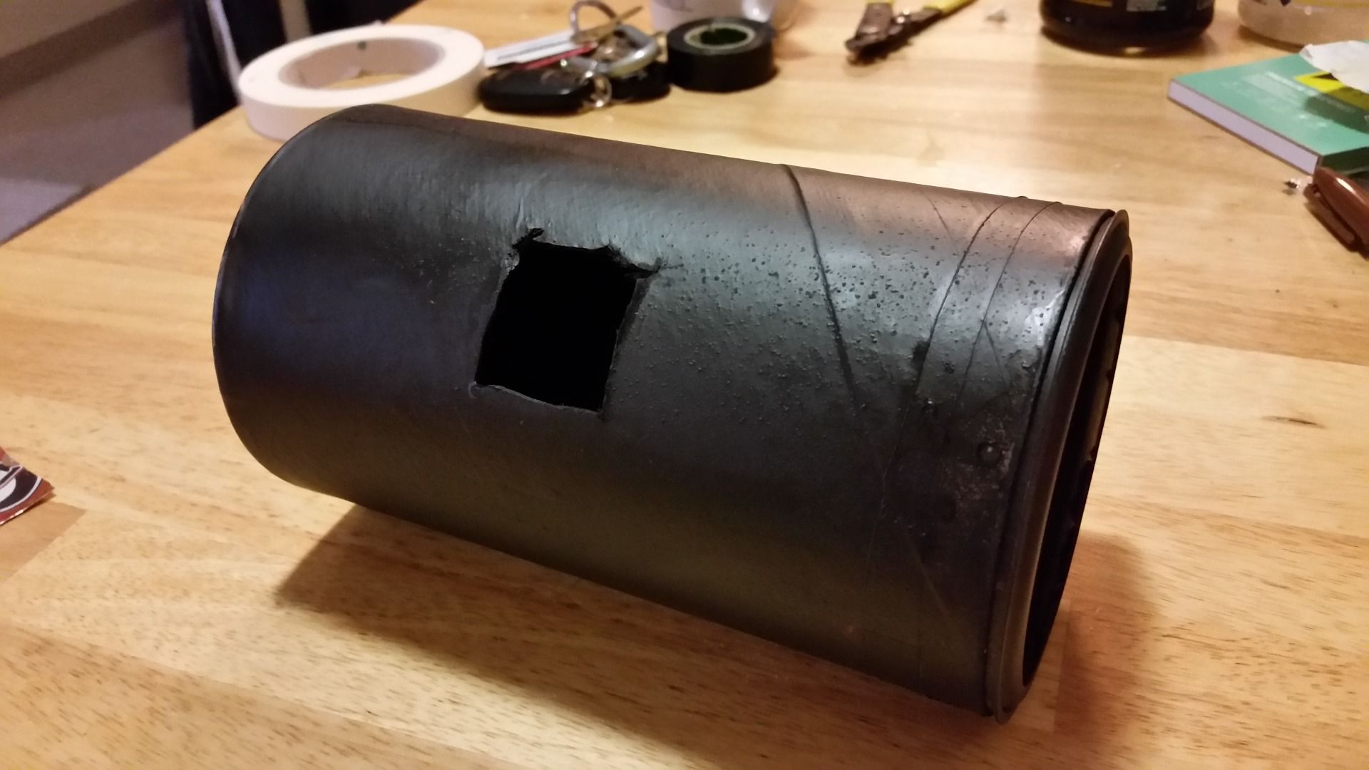 DIY Pinhole Camera With an Oatmeal Tube : 5 Steps (with Pictures ...