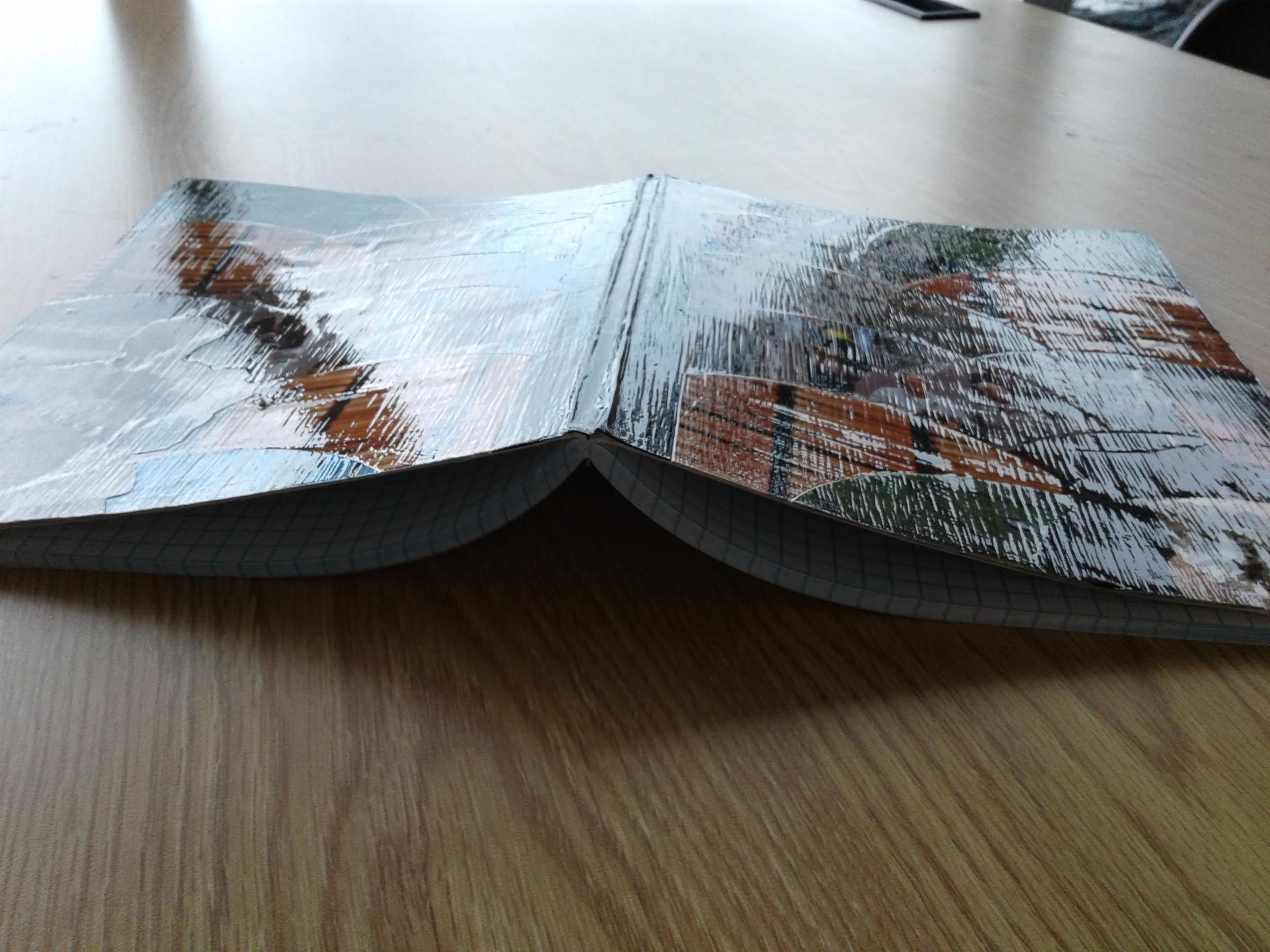 Decoupage Decorated Composition Book : 7 Steps (with Pictures ...