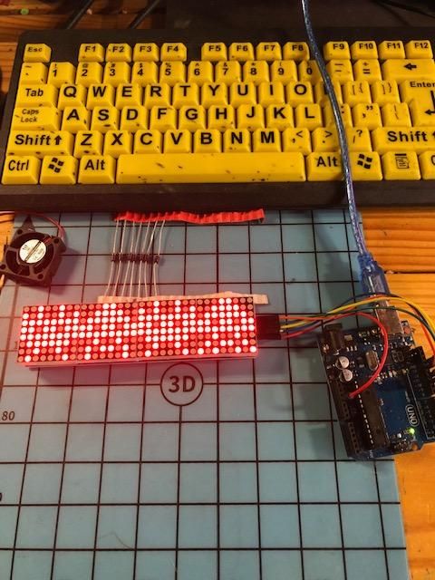 4 in 1 MAX7219 Dot Matrix Display Module Tutorial by Using Arduino UNO ...