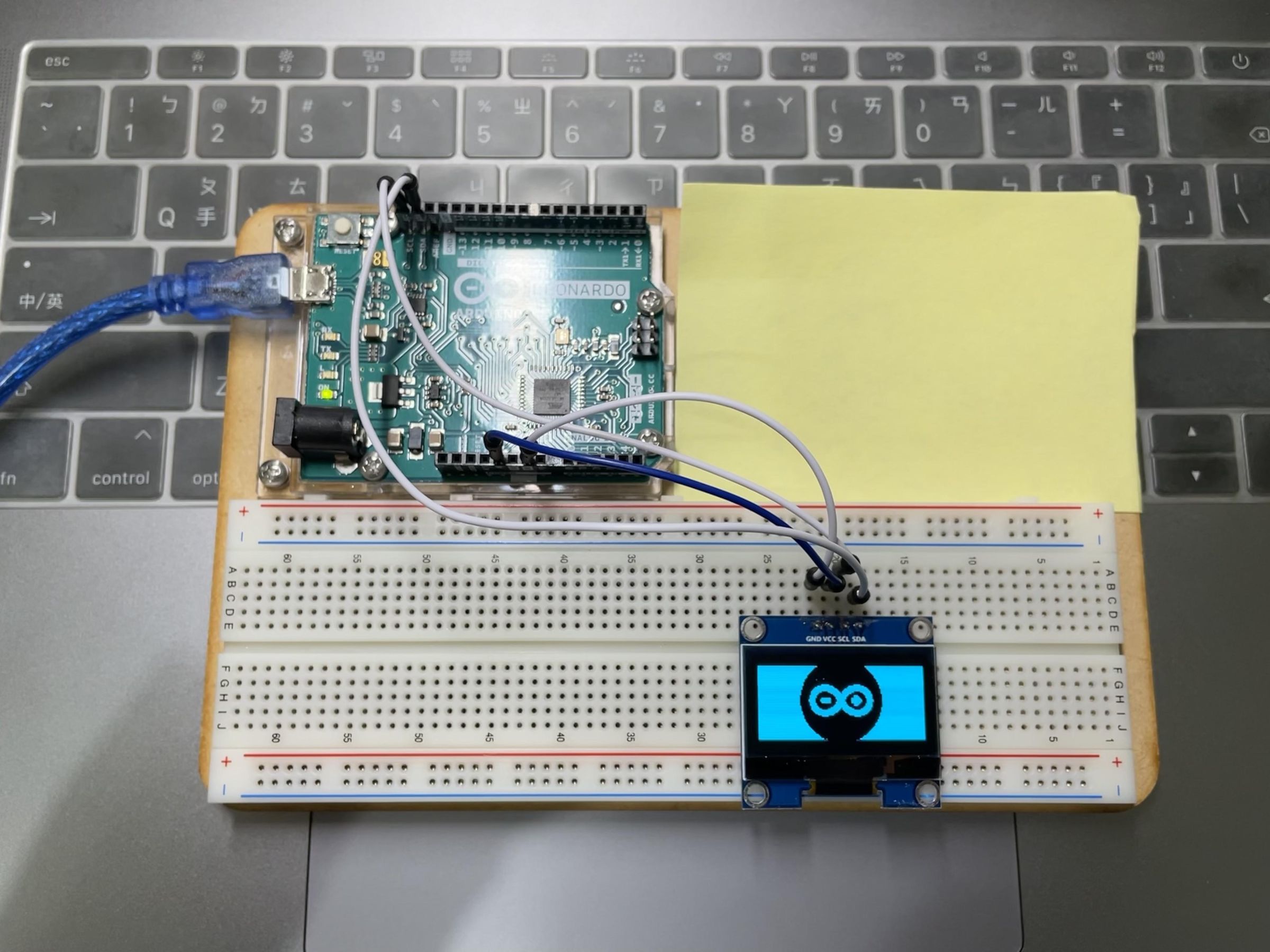 How to Use a 1.3 Inch I2C OLED Display With Arduino : 6 Steps ...
