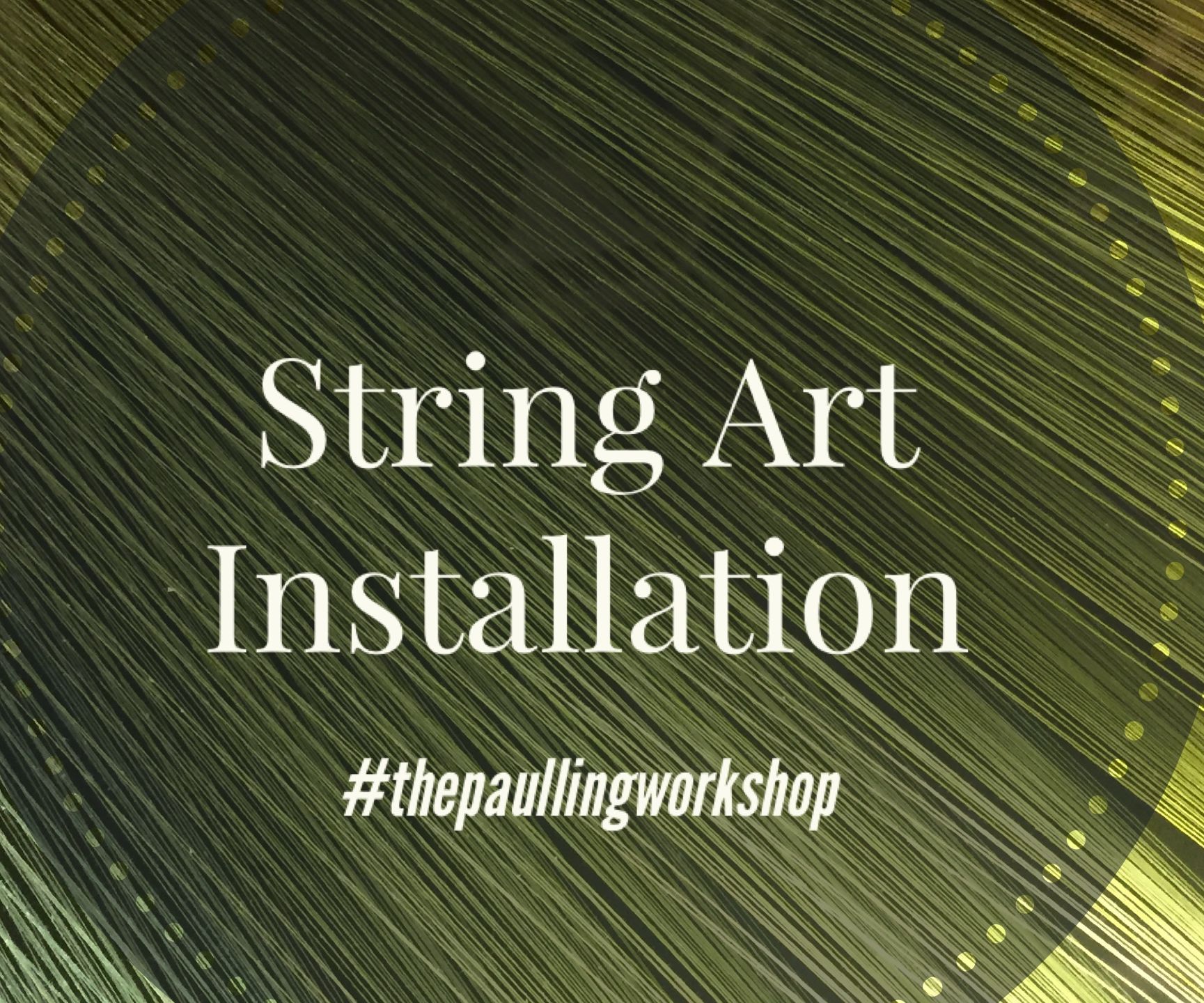 String Art Installation : 3 Steps (with Pictures) - Instructables