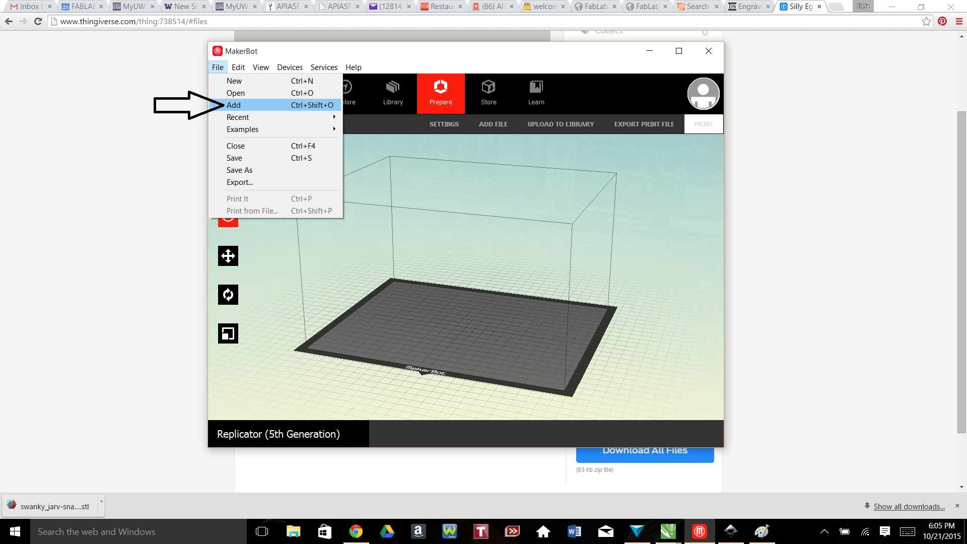 3D Printing Intro to Makerbot : 7 Steps (with Pictures) - Instructables