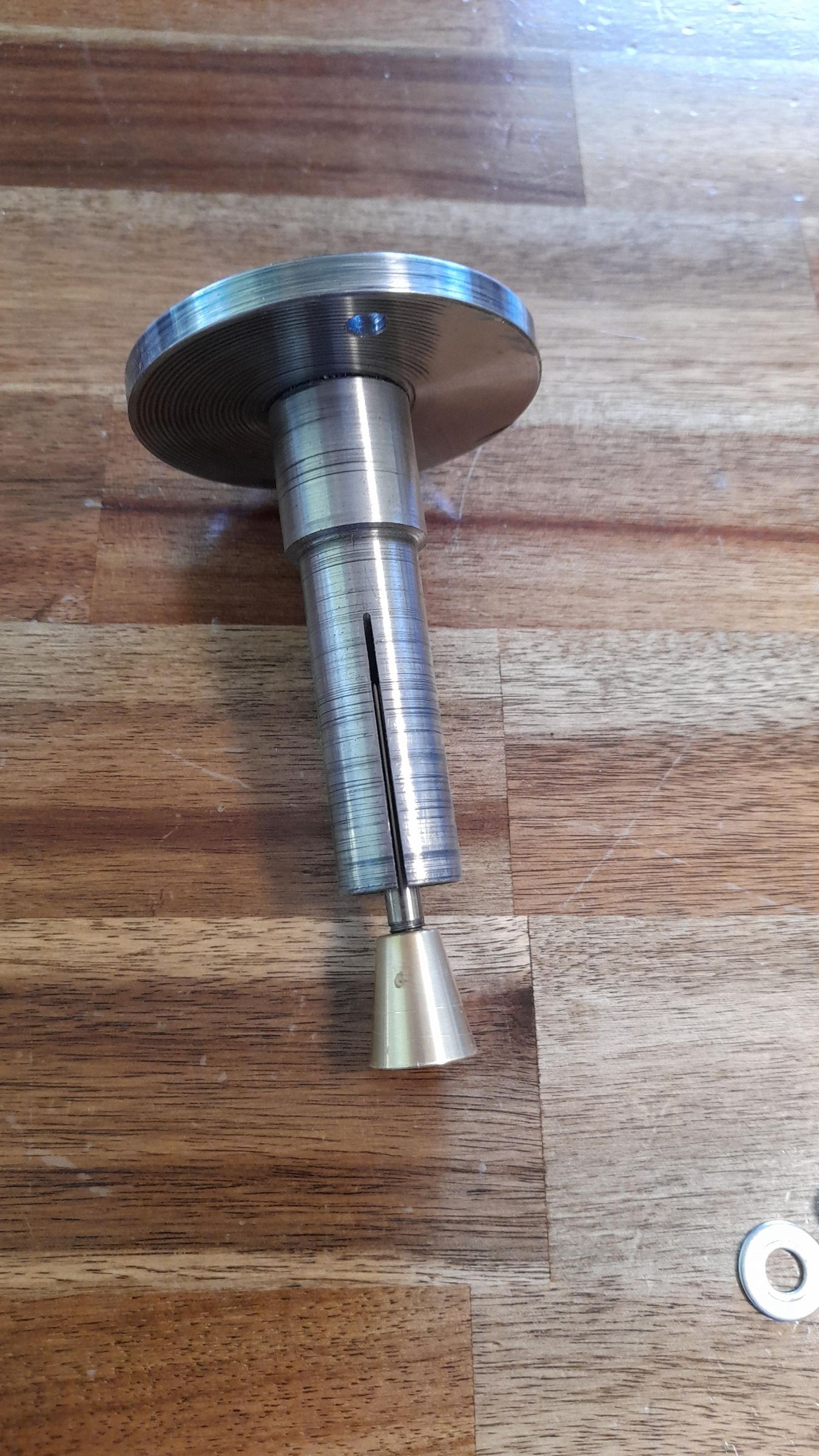 A Quick-release Spindle Crank for the Mini Lathe : 5 Steps (with ...