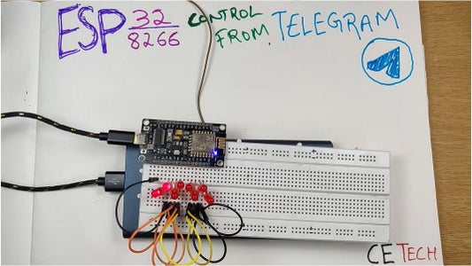 Controlling ESP8266 Using Telegram App : 7 Steps - Instructables Controlling ESP8266 Using Telegram App : 7 Steps - Instructables