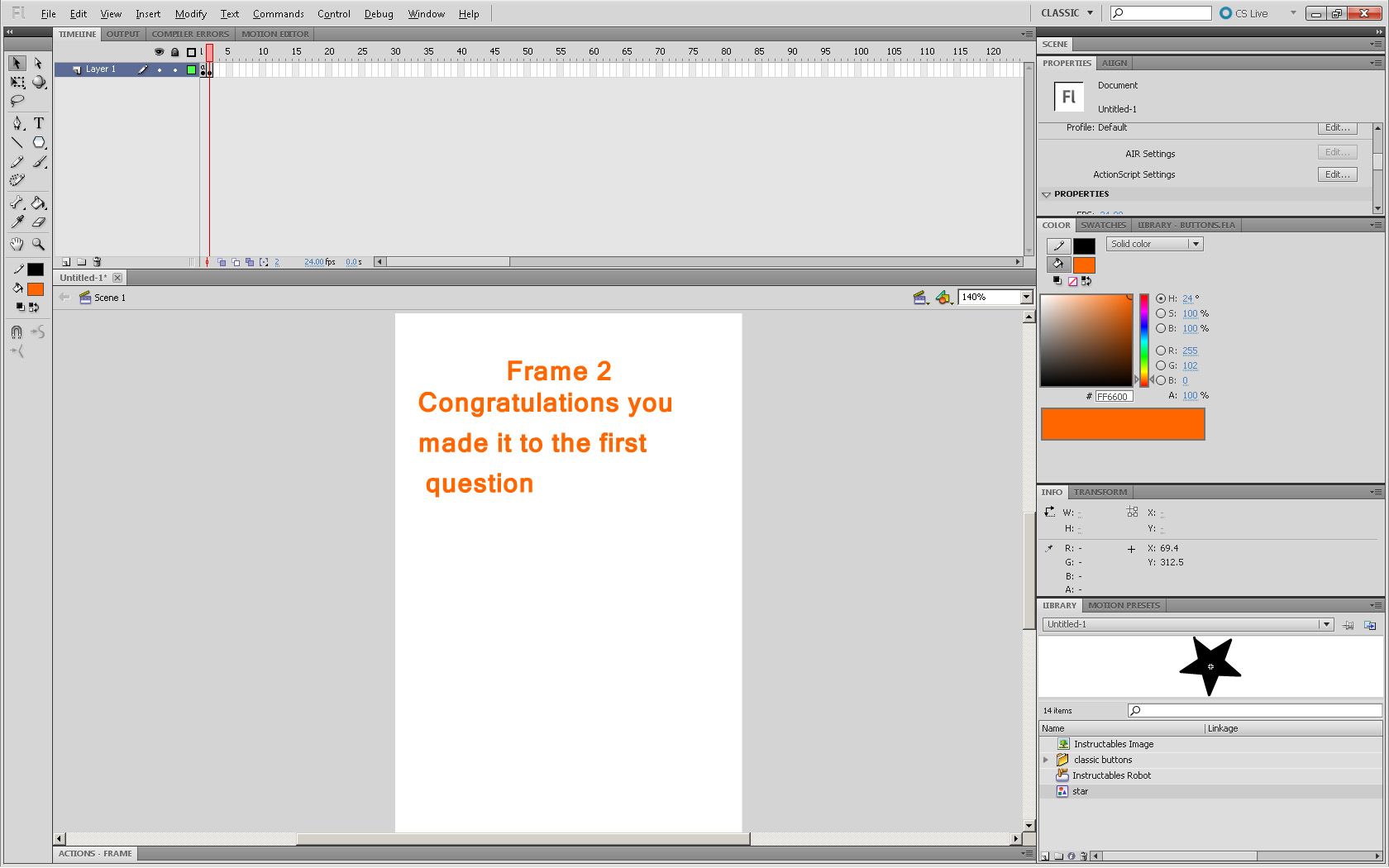 Making Your First Video Game (with Flash) : 12 Steps - Instructables