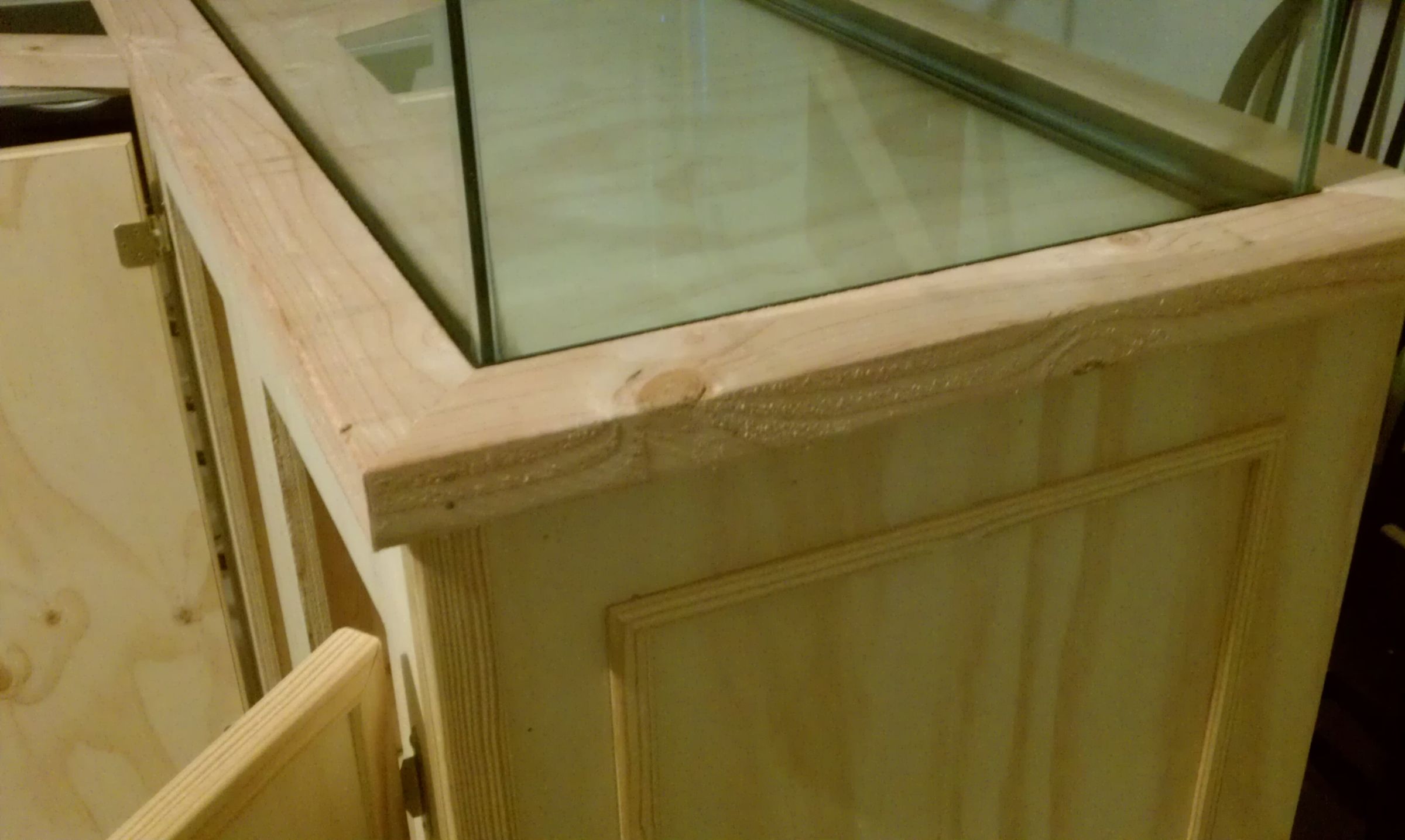 Fish Aquarium Stand (40 Breeder Tank With Hidden Sump Door) : 12 Steps ...