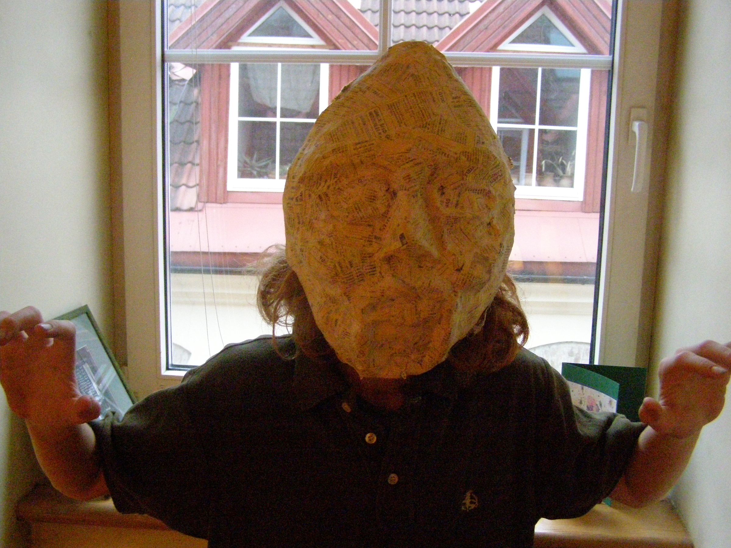 Epic Papier Mache Indian Cannibal Mask! : 12 Steps (with Pictures ...