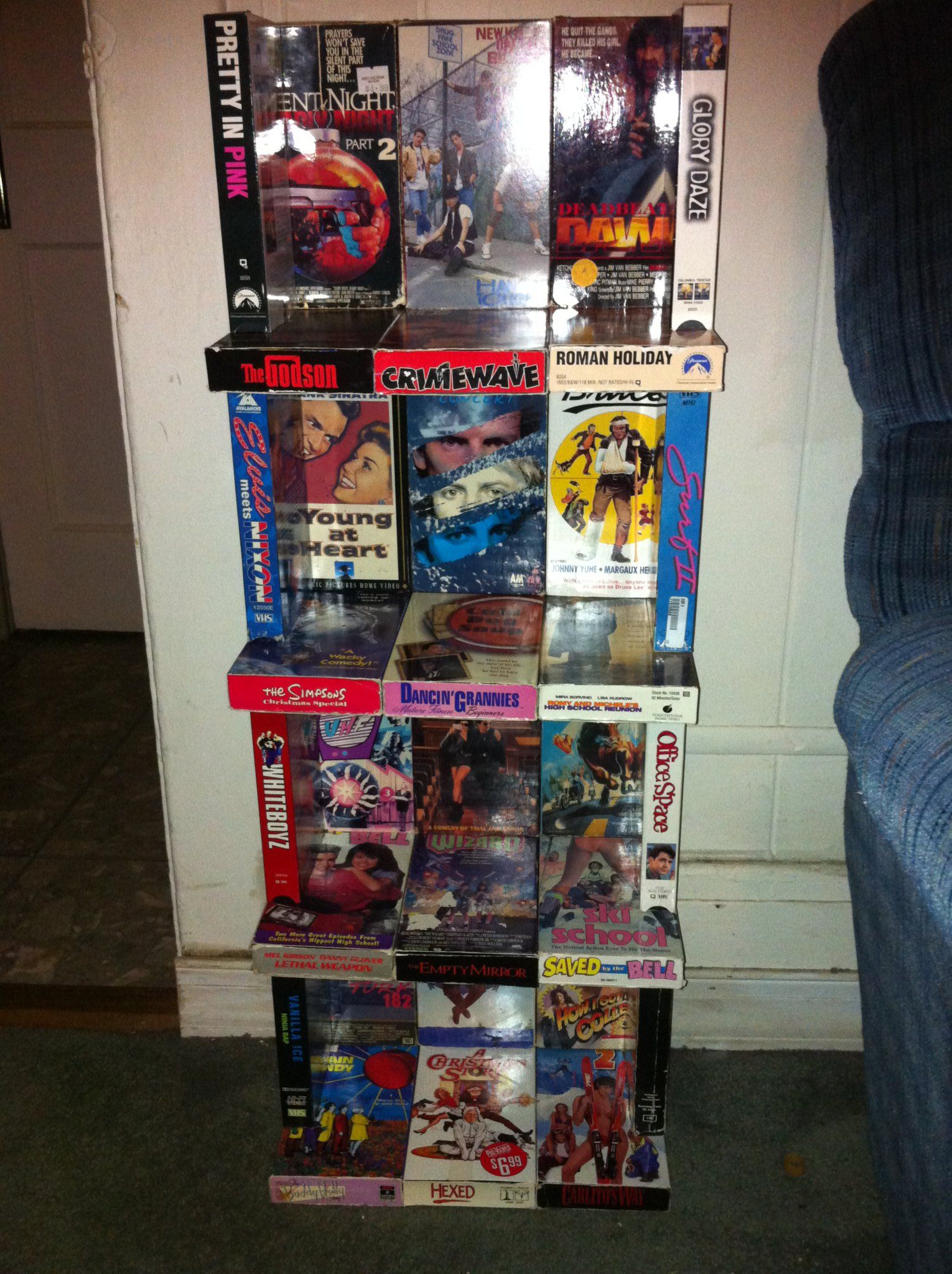 Recycled VHS Shelving - Instructables