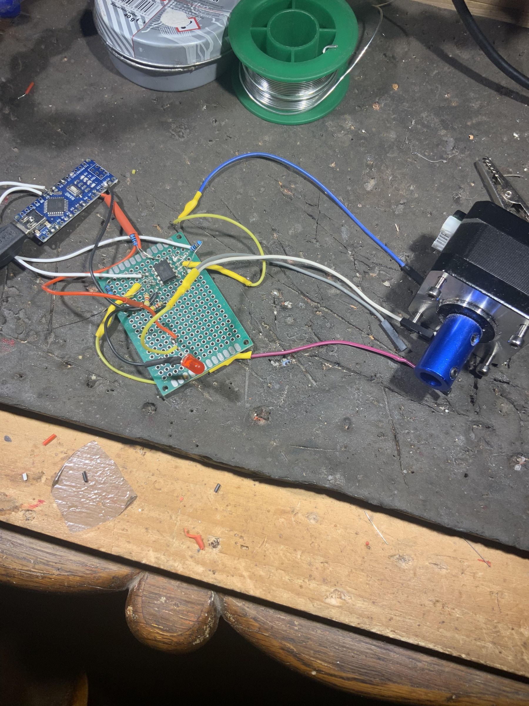 Use a Stepper Motor As a Rotary Encoder : 9 Steps (with Pictures ...