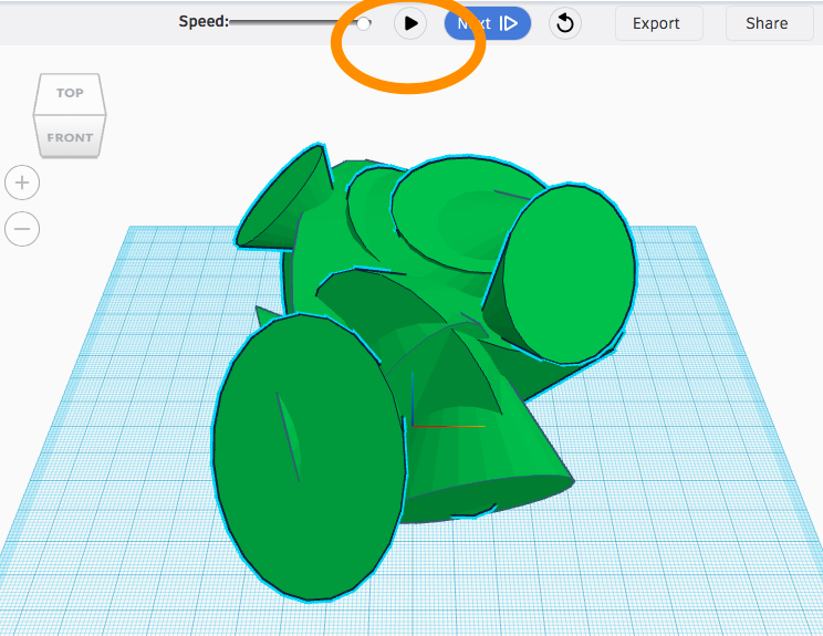 Code-generated Patterns in Tinkercad - Tinkercad