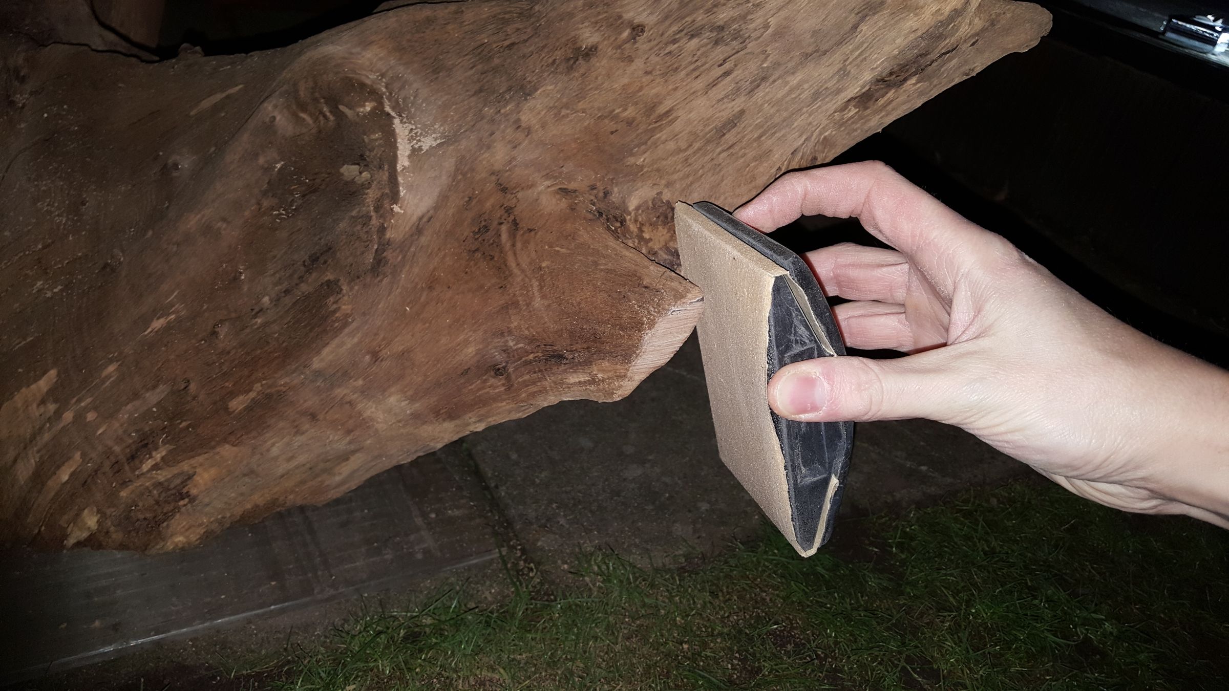 Tree Root Table With Custom Glass Top and Underlight : 10 Steps (with ...