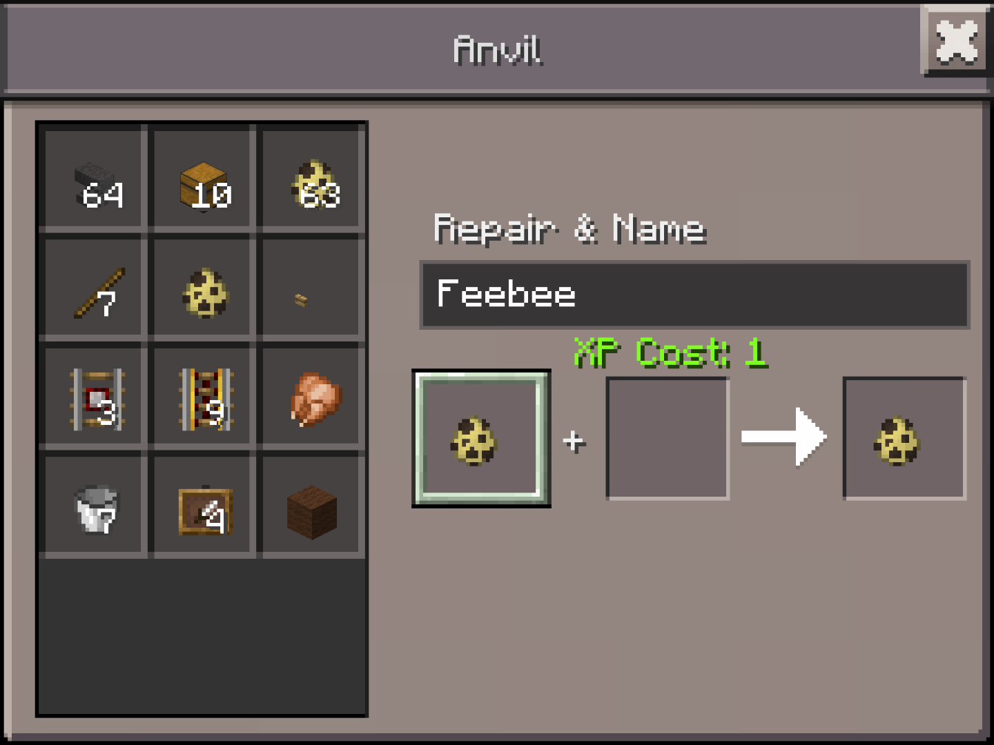Minecraft Spawn Eggs Names