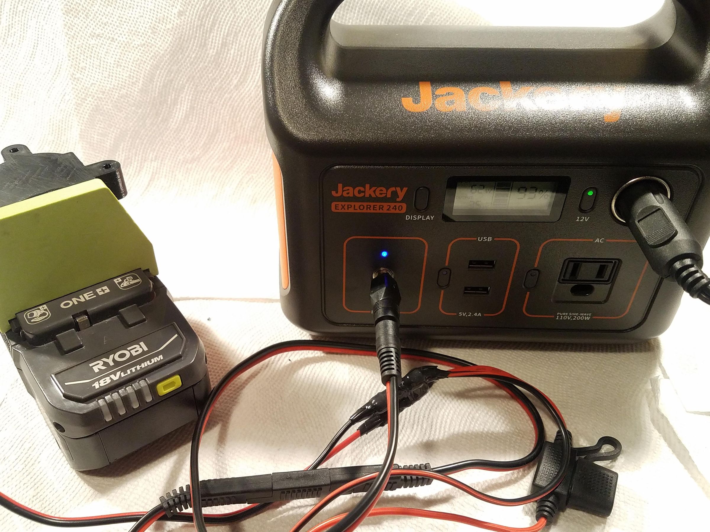 Expand Your Jackery Runtime Using Ryobi 18v One+ Batteries! No ...