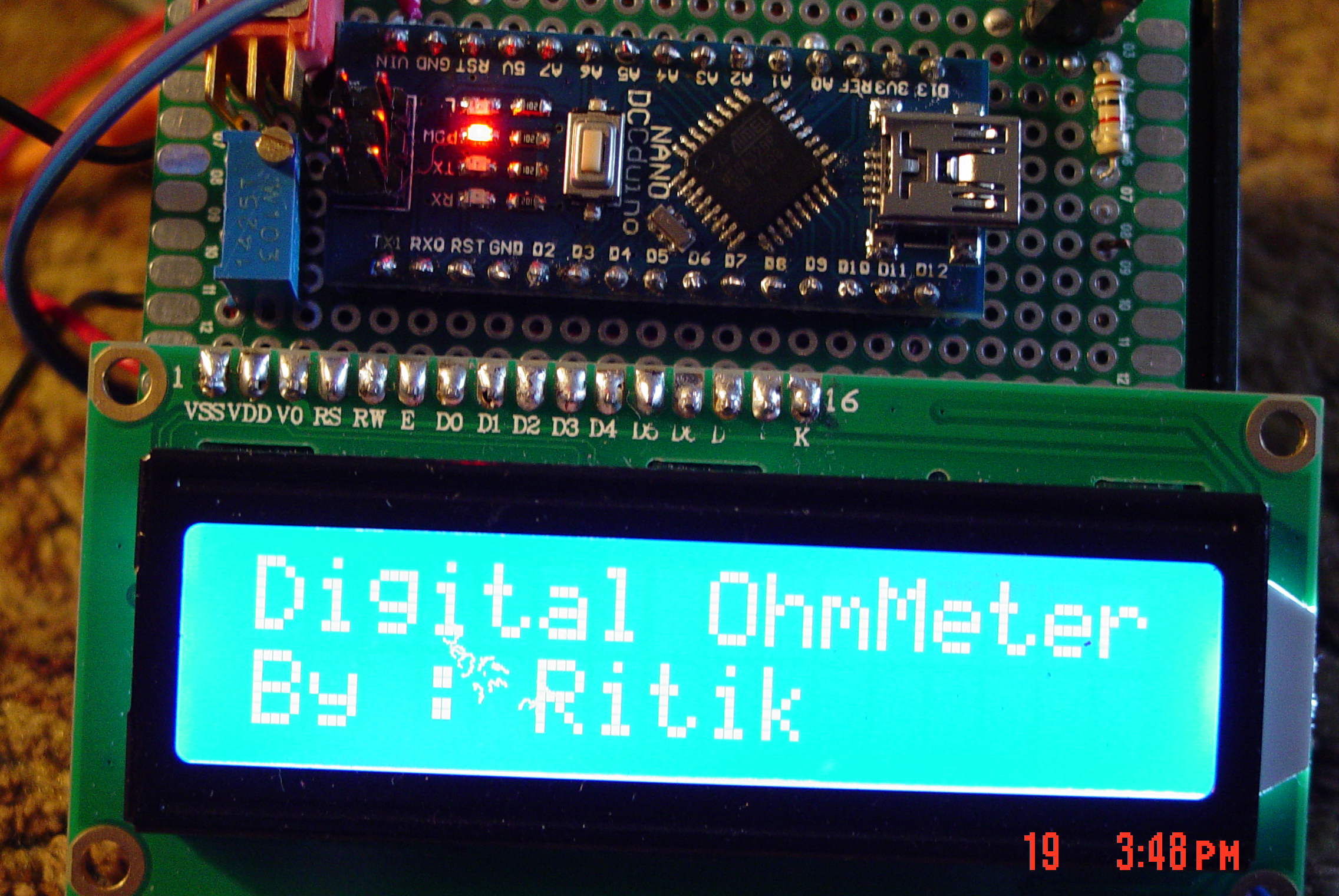 Arduino Ohm Meter With LCD : 4 Steps - Instructables