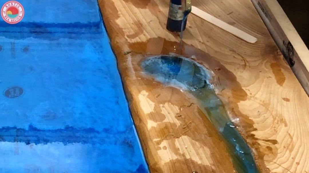 How to Make Epoxy Resin Ocean Art With Waves : 14 Steps (with Pictures ...