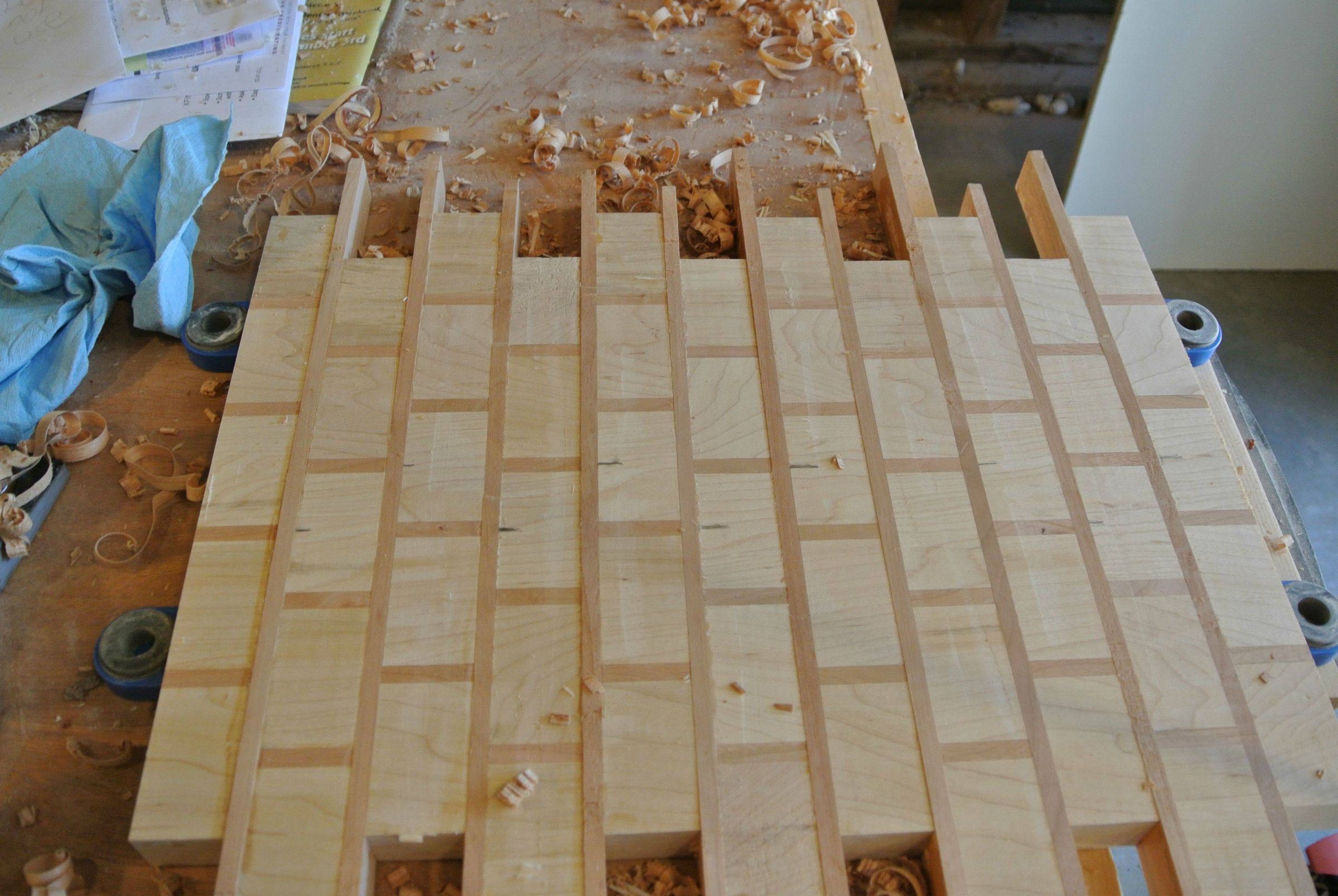How to Make a Brick Pattern Cutting Board : 23 Steps (with Pictures ...