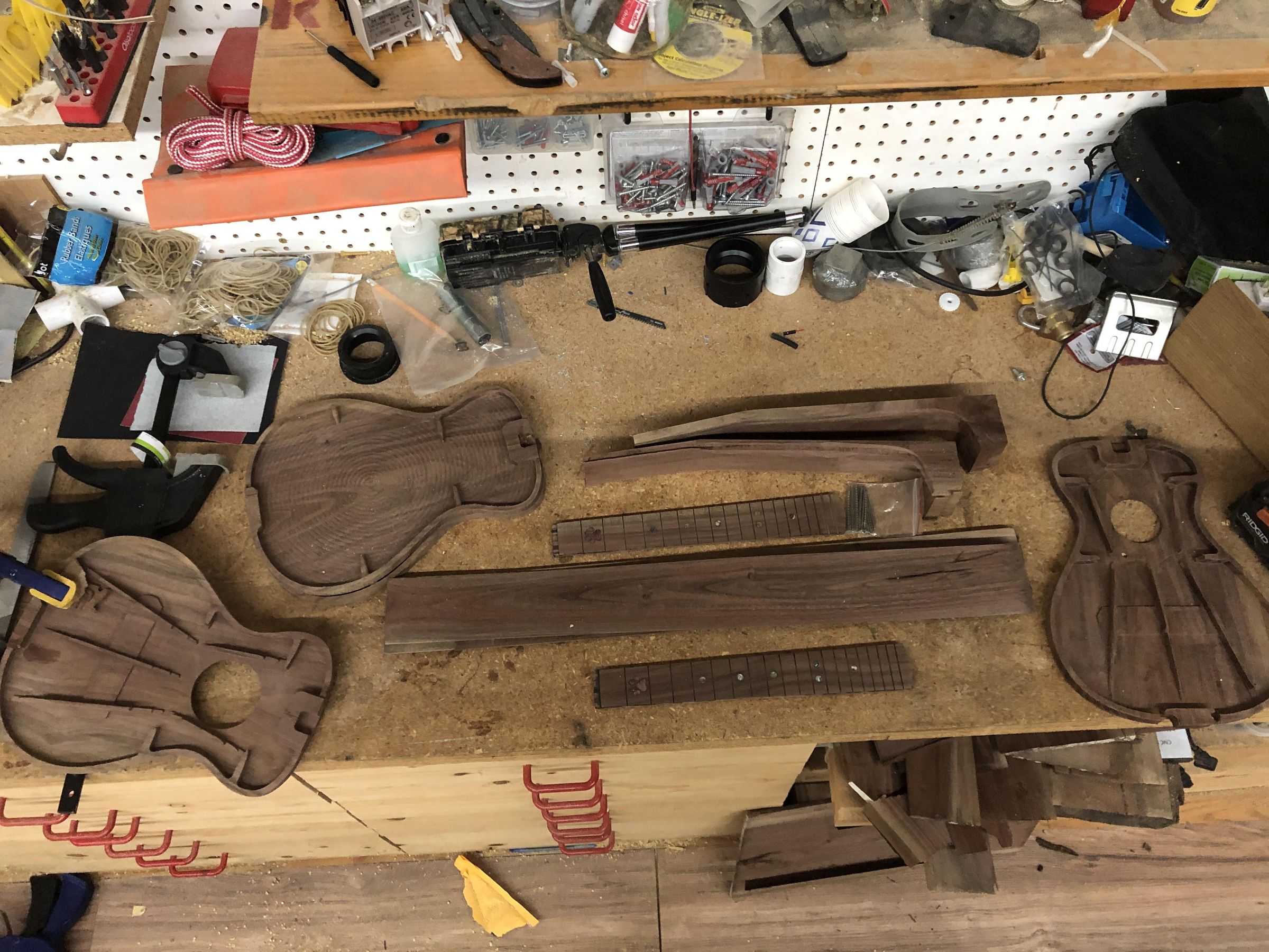 Solid Walnut Ukulele From Walnut Tree Using CNC/ Laser Cutter : 14 ...