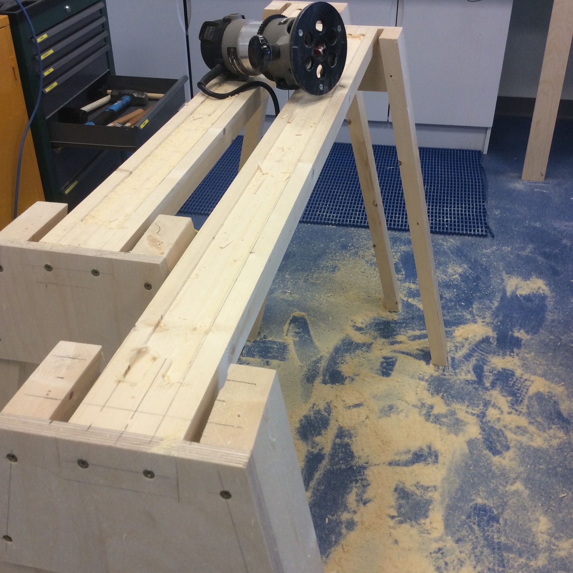 High Trestle Table - Including Prototype Table : 10 Steps (with ...