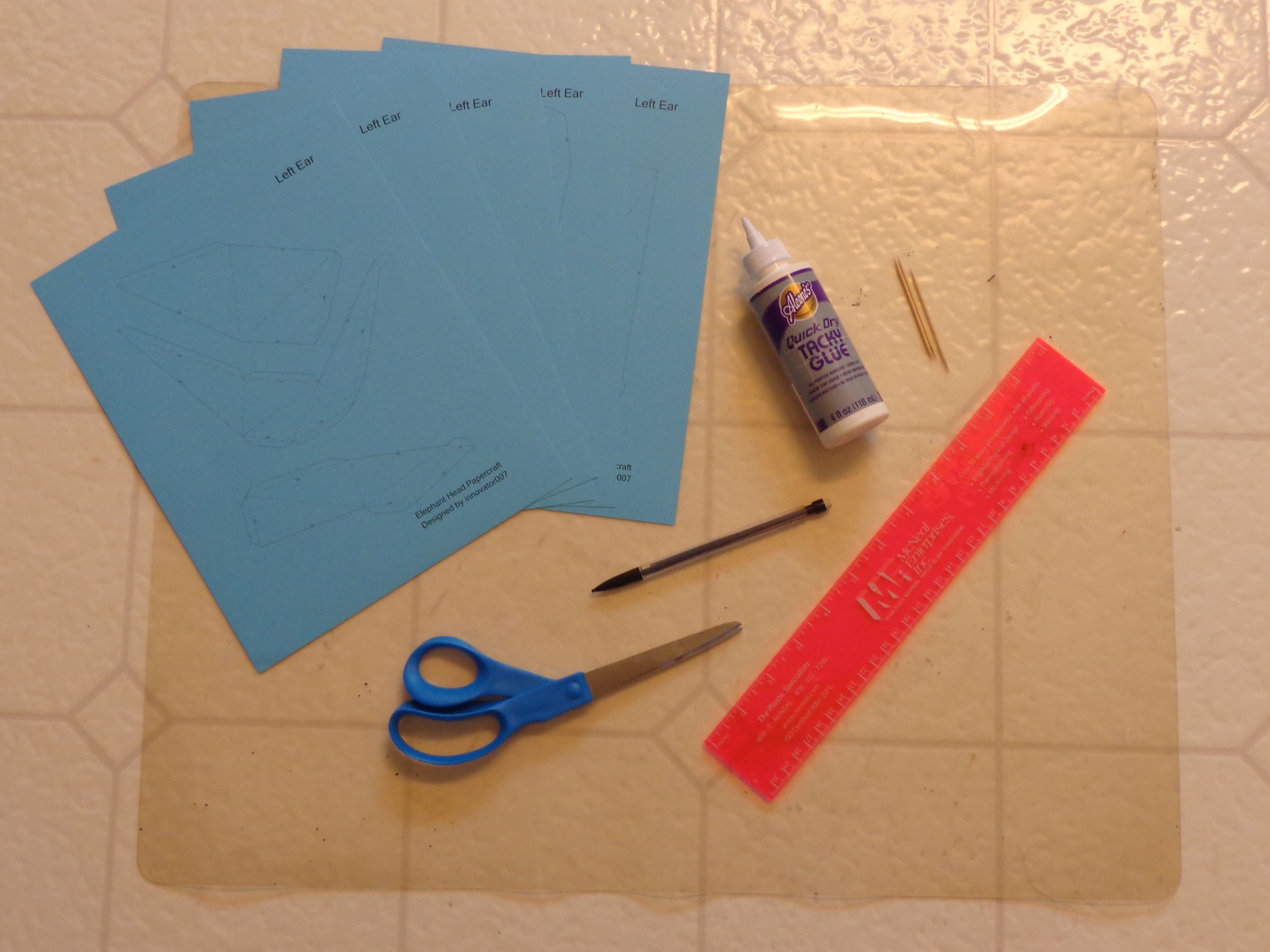 Welcome to the Jungle- Elephant Head Papercraft : 11 Steps (with ...