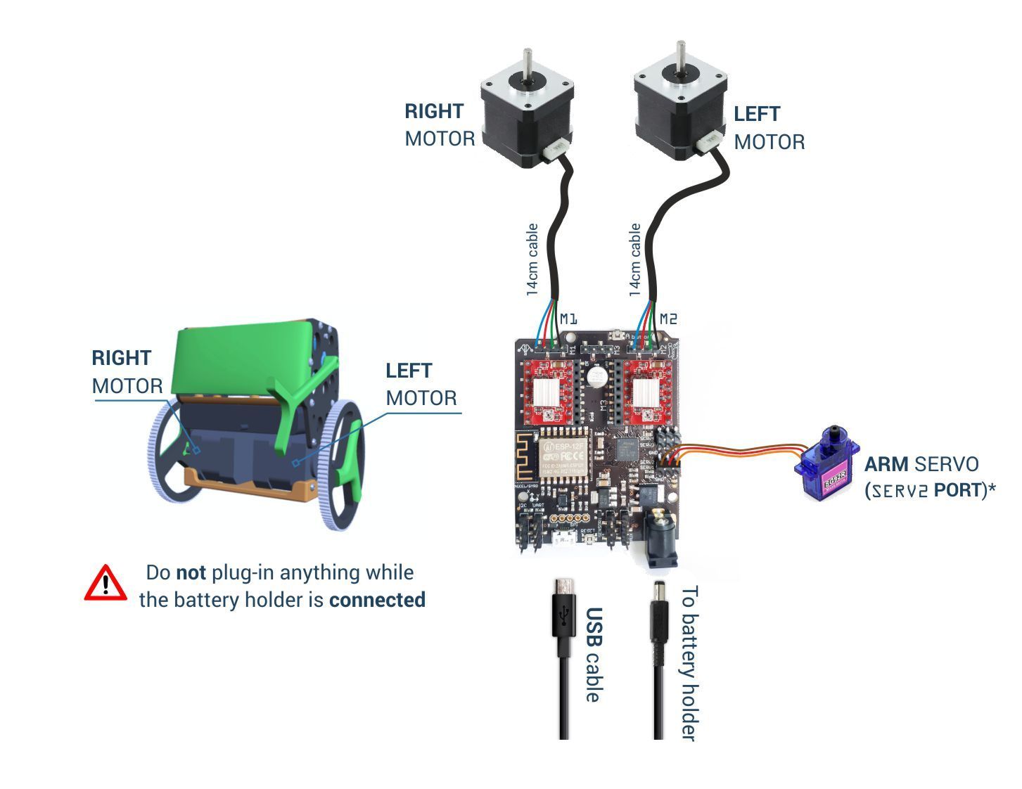 How to Create a Remotely Controlled 3D Printed Self-Balancing Robot : 9 ...