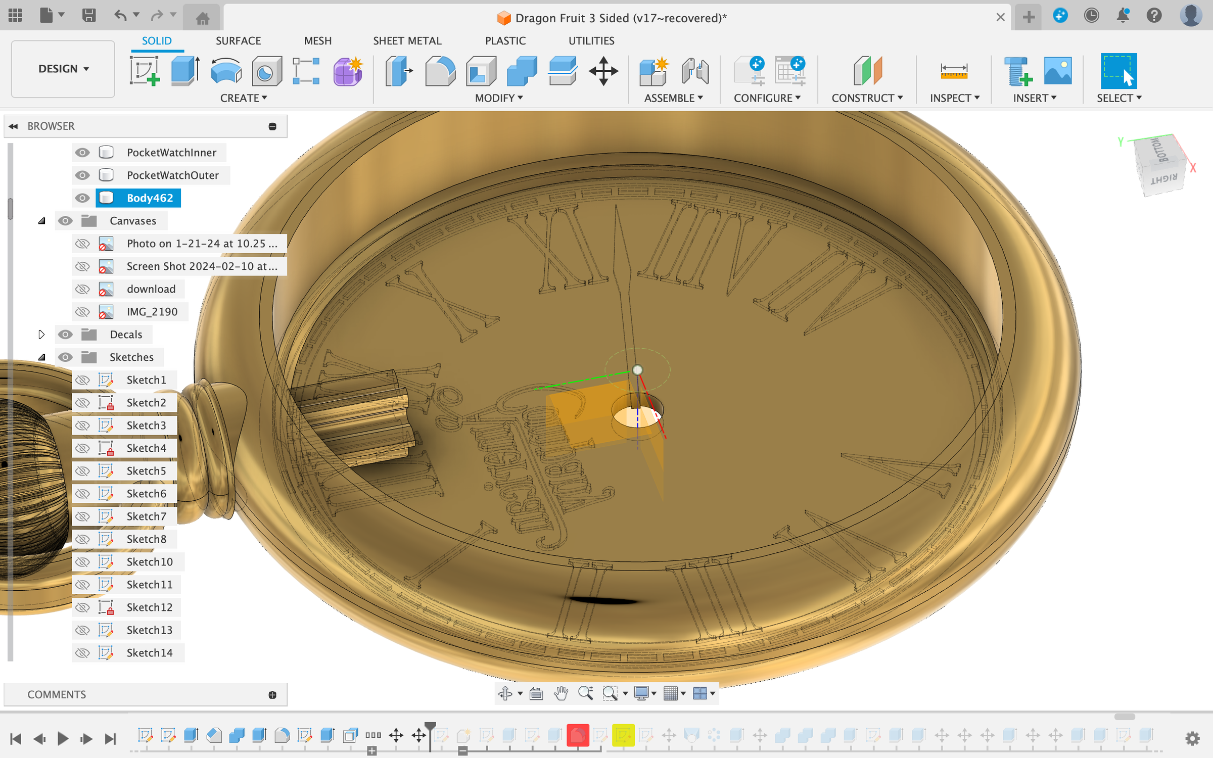 3D Printed Pocket Watch From "The Pocket Watch Gang" : 16 Steps (with ...
