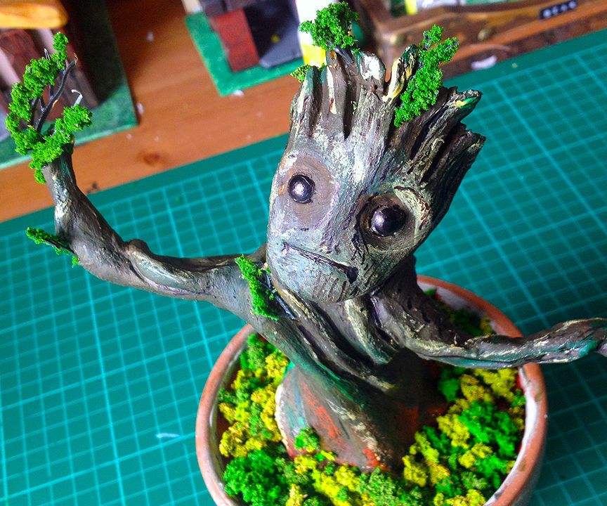 Making a Baby Groot Model From Guardians of the Galaxy (with Pictures ...