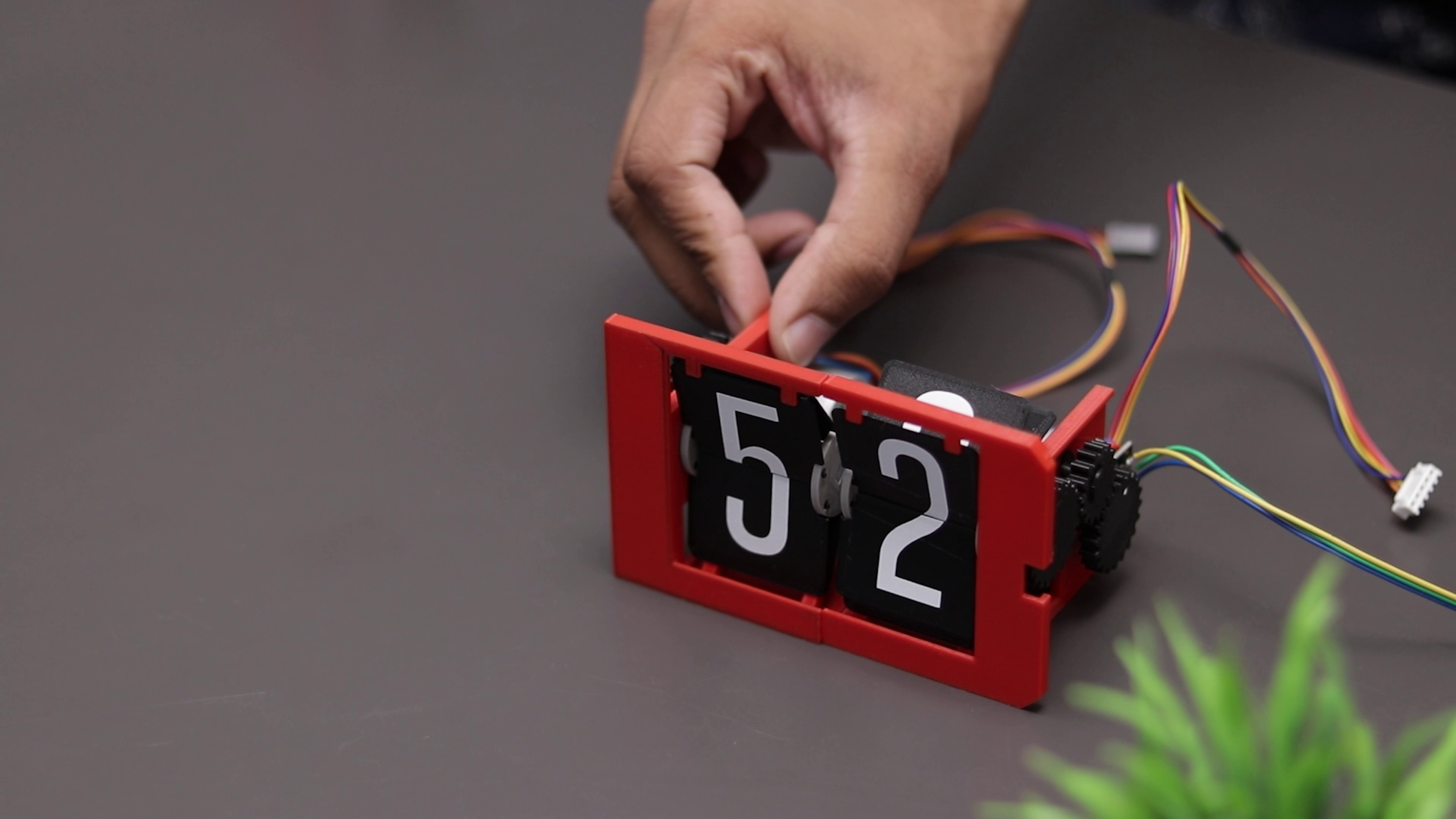 Making a Split Flat Display Clock - 3D Printed | Arduino : 16 Steps ...