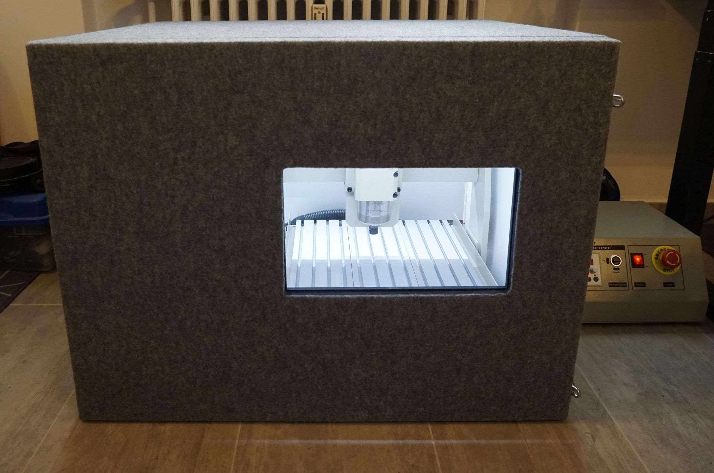 CNC Enclosure - Soundproof and Dustproof : 10 Steps (with Pictures ...