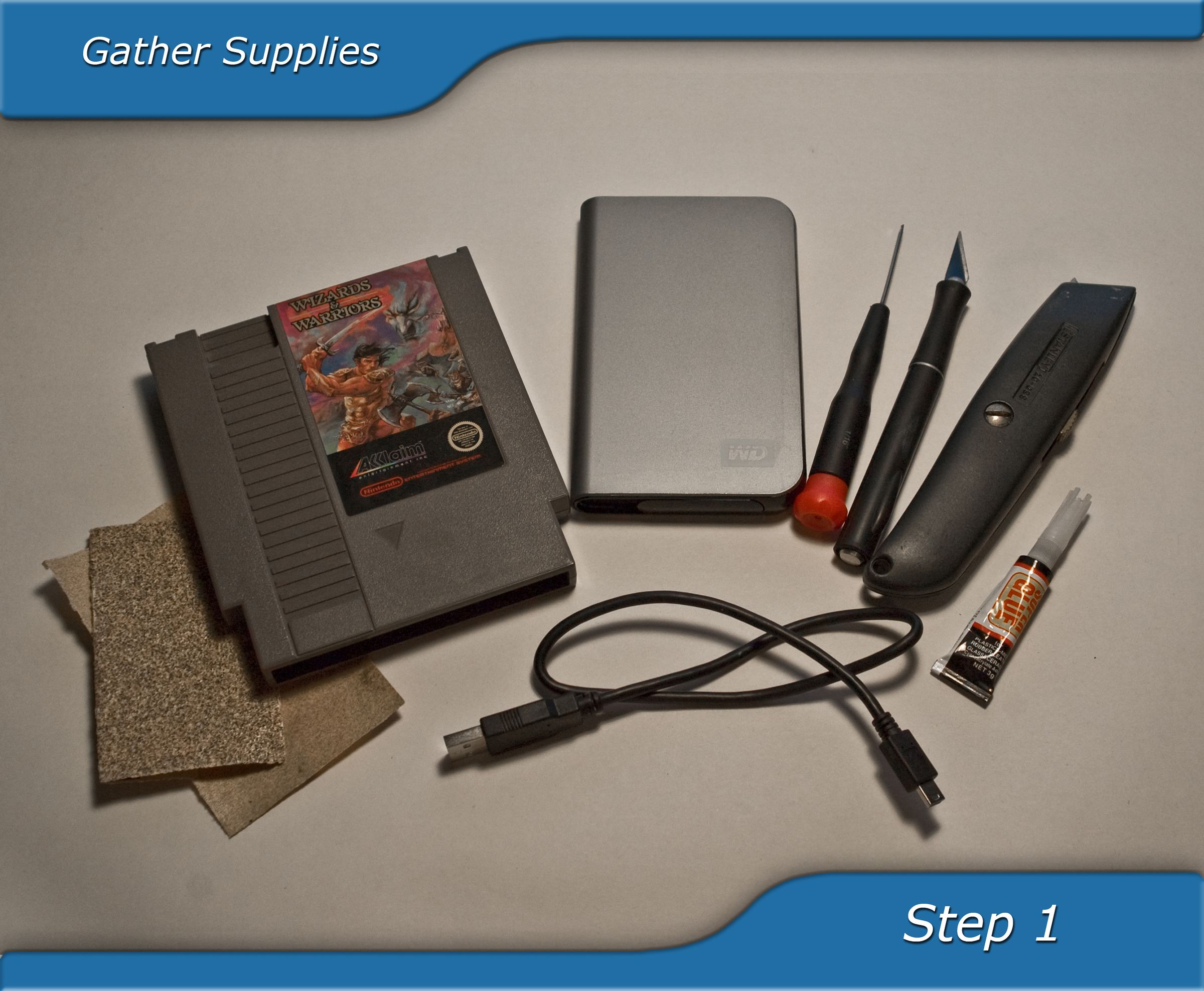 How to Convert a NES Game Cartridge Into an External Hard Drive : 20 ...