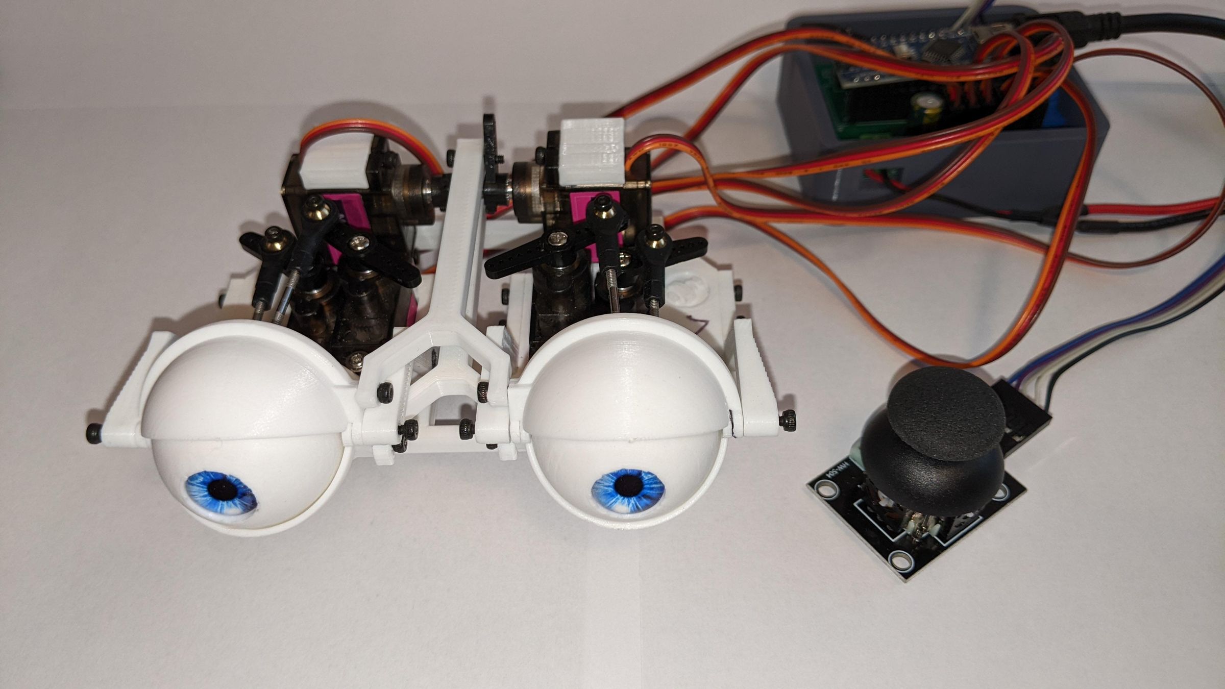 DIY Compact 3D Printed Animatronic Eye Mechanism : 4 Steps (with ...