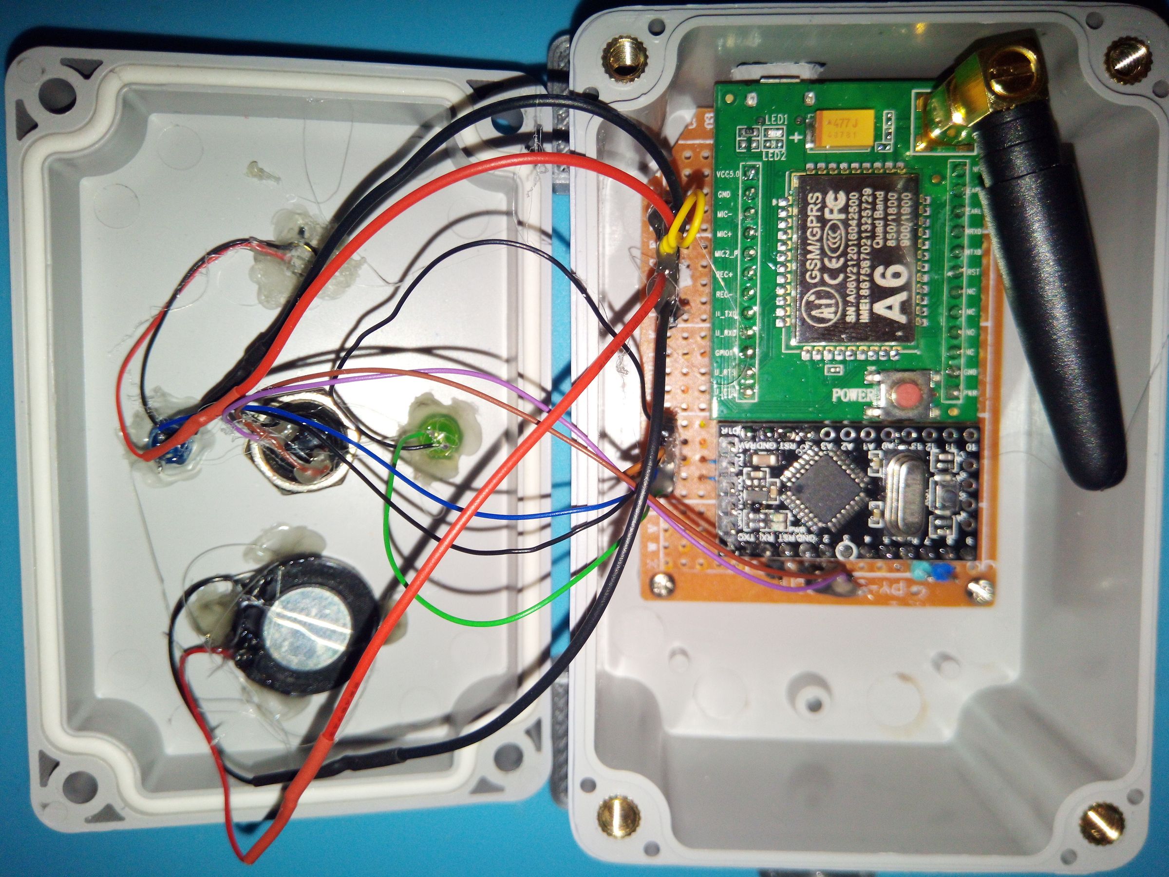 Improved Mobile Intercom With A6 Module and Arduino Pro Mini : 4 Steps ...