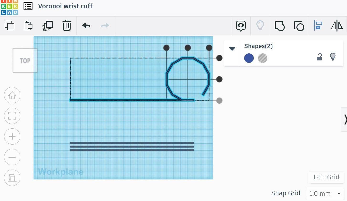 Voronoi Cuff in Tinkercad : 6 Steps (with Pictures) - Instructables