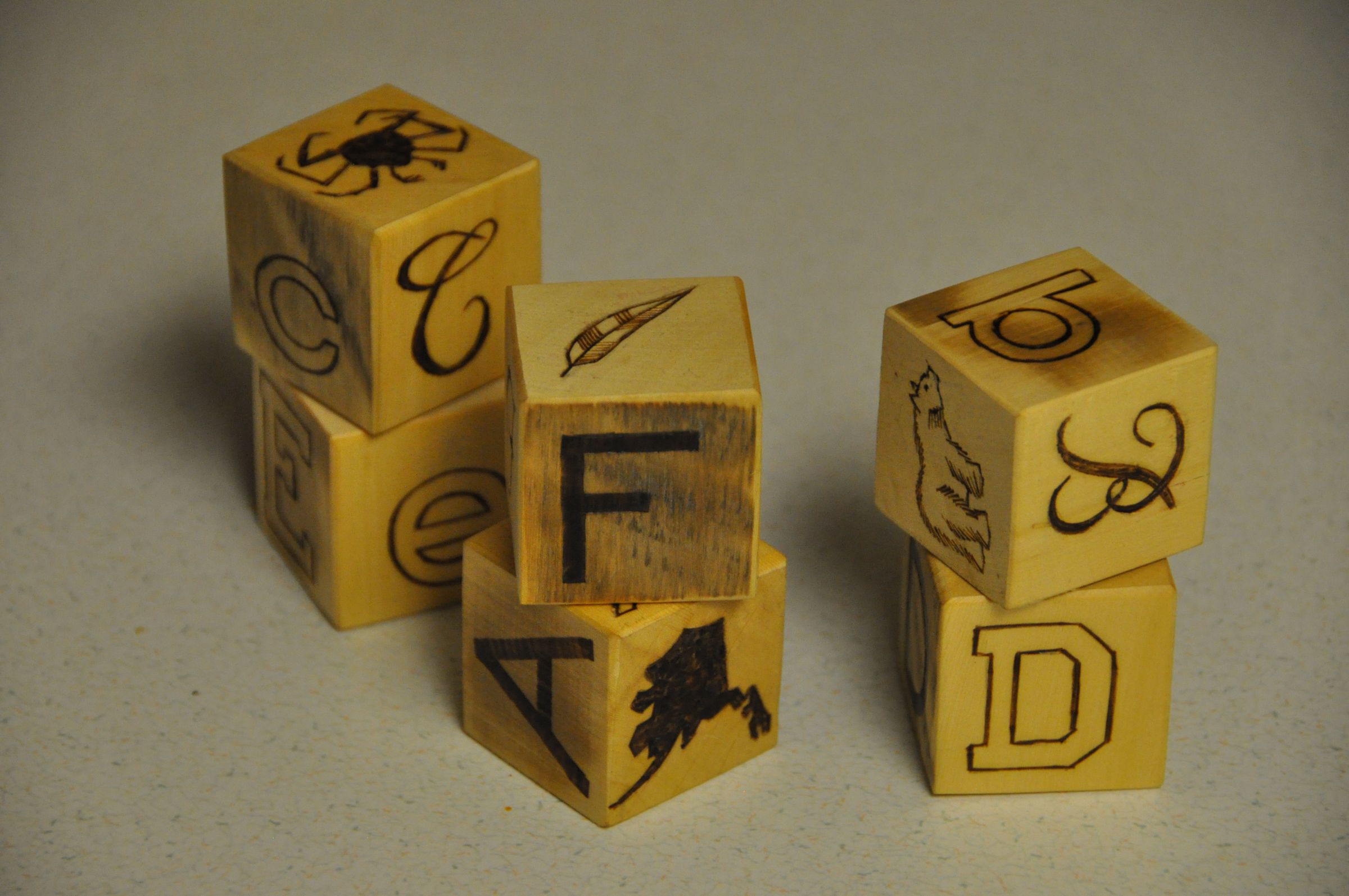 Custom Wooden Letter Blocks for Children : 4 Steps (with Pictures ...
