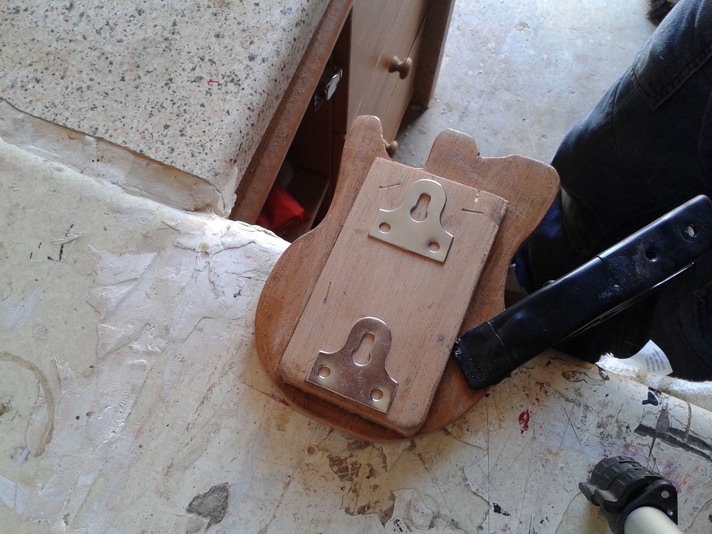 DIY - Guitar Wall Hanger - Wood Work : 8 Steps (with Pictures ...