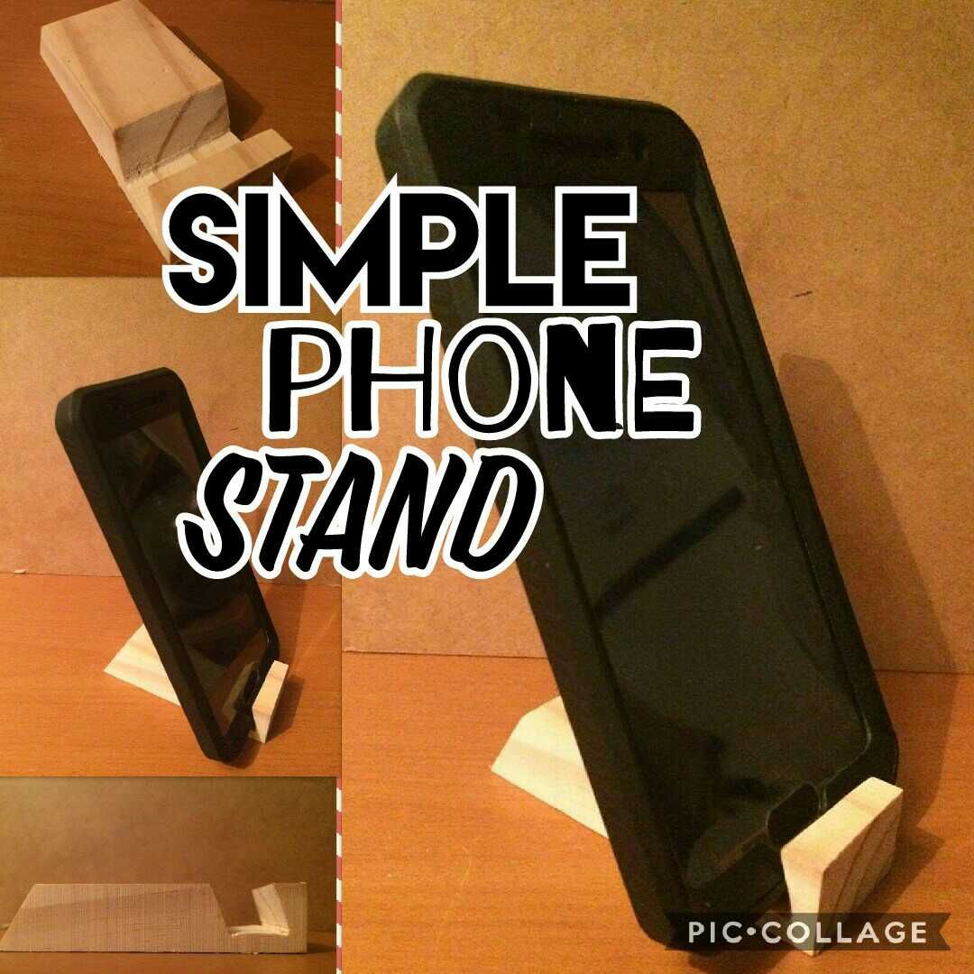 Simple Phone Stand : 4 Steps (with Pictures) - Instructables